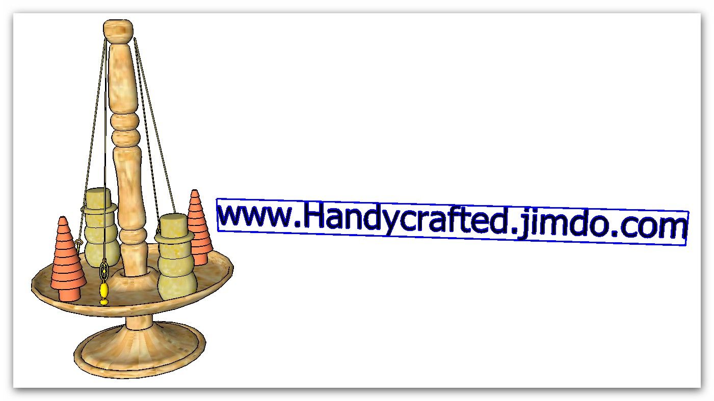 Wooden Christmas Carousel Ornament (Roundabout - Decoration) : 8 Steps ...