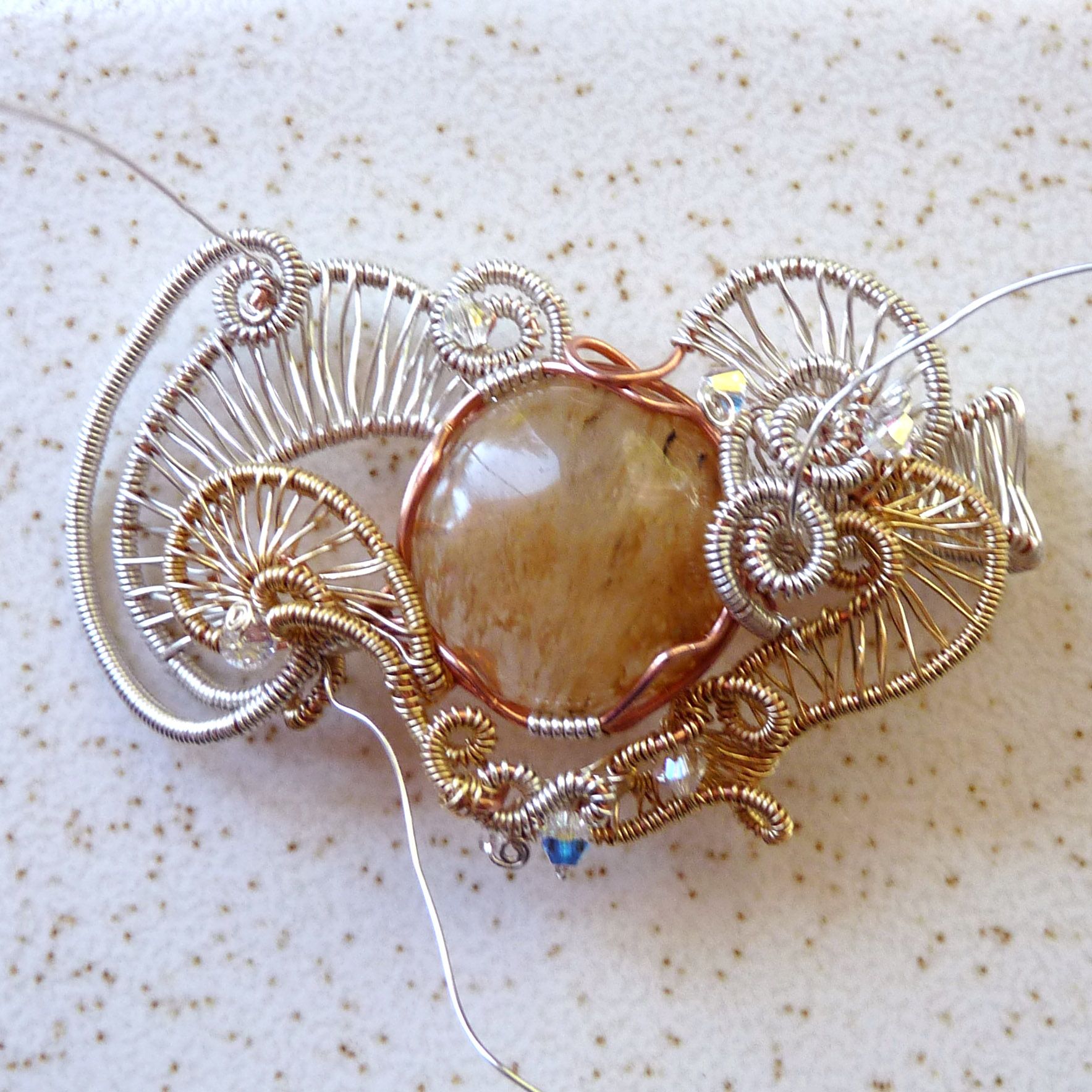 Amazing Wire Weave Pendant : 22 Steps (with Pictures) - Instructables