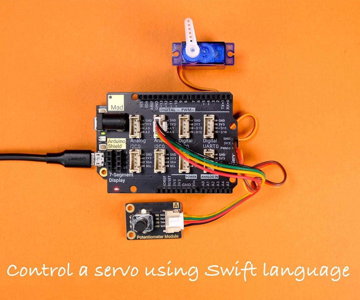 Control a Servo Using Swift Language : 6 Steps - Instructables