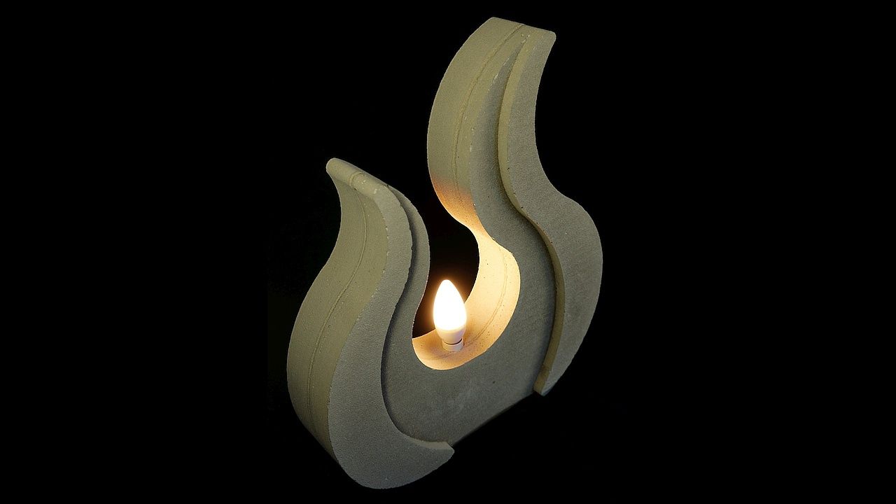 Casting a Concrete Lamp Sculpture With a CNC Milled Styrofoam Mold : 6 ...