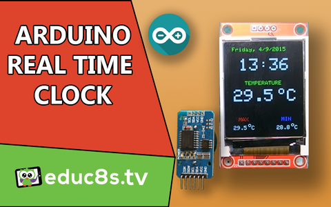 Arduino DS3231 Real Time Clock With Color TFT : 4 Steps - Instructables