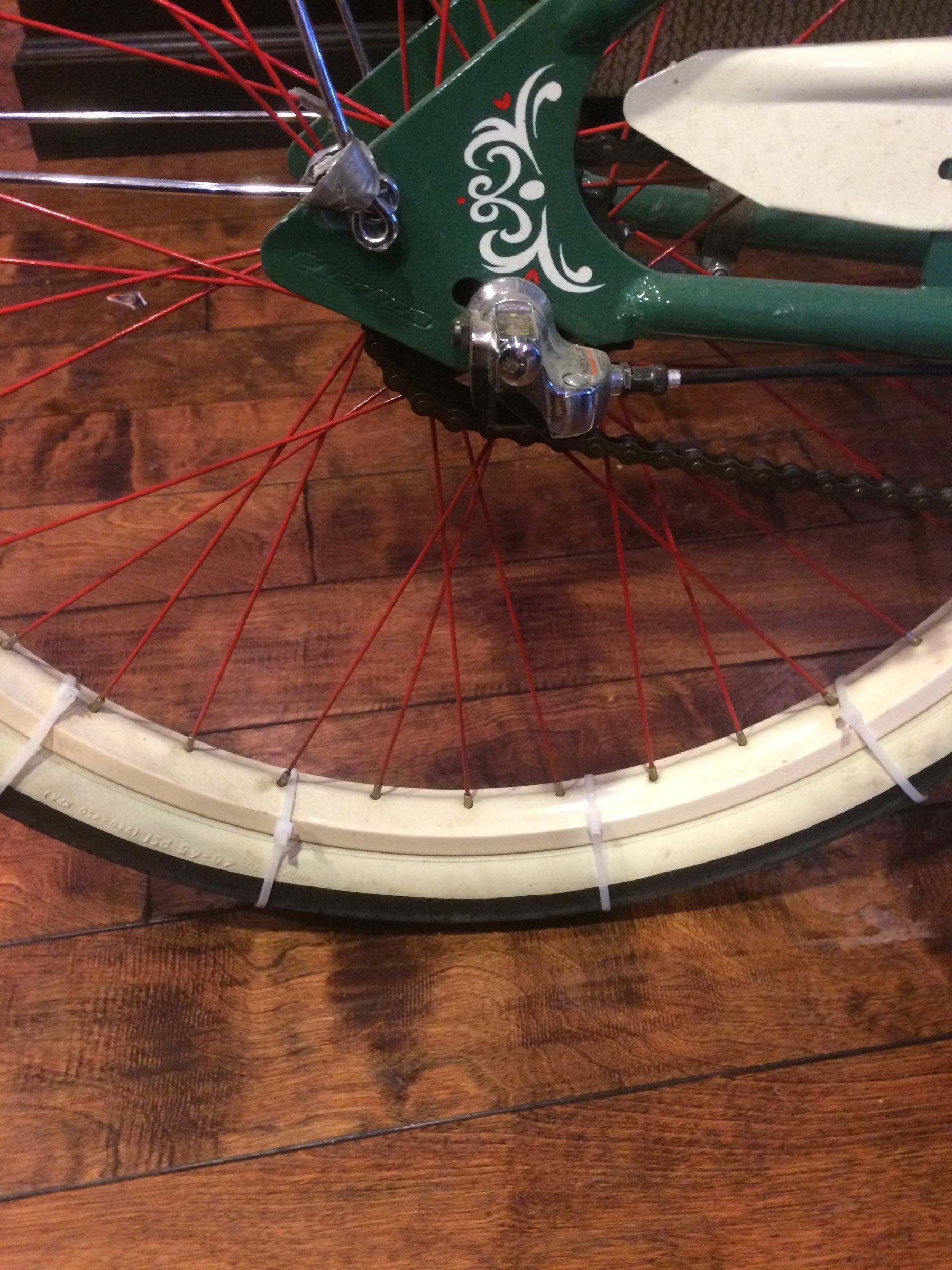 Zip Tie Bike Traction Chain : 3 Steps (with Pictures) - Instructables