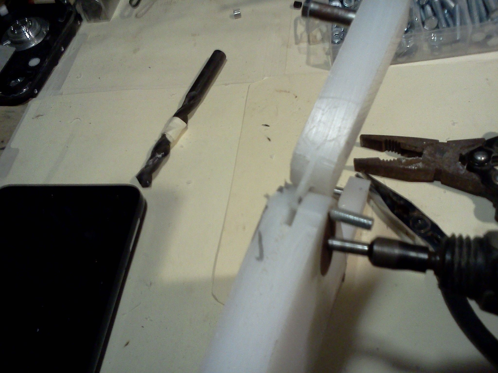 Zero Gravity Tablet or Ereader Floor Stand From Balanced Arm Lamp ...