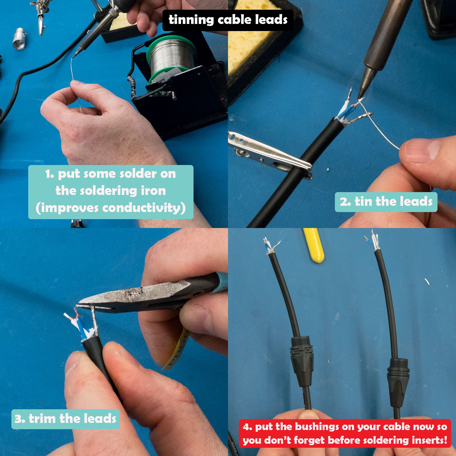 How to Make an XLR (microphone) Cable. : 10 Steps (with Pictures ...