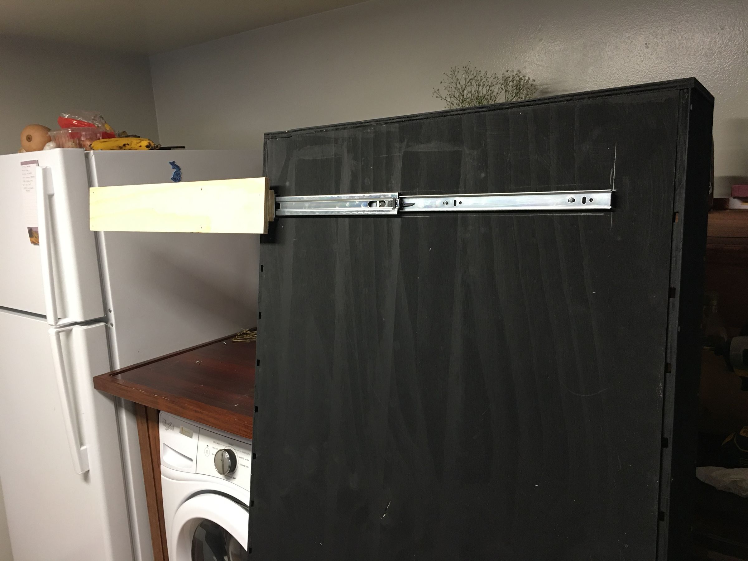 Slide Out Refrigerator Cabinet : 10 Steps (with Pictures) - Instructables