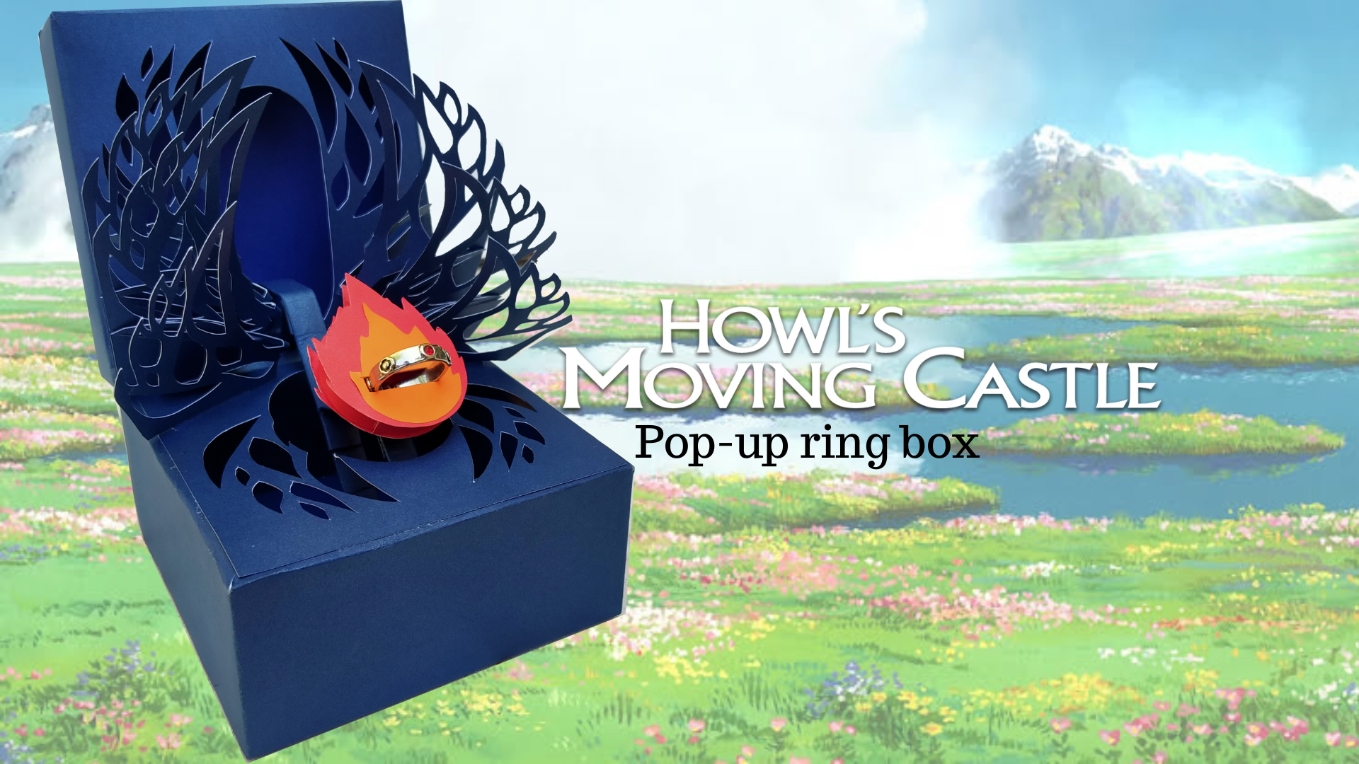 DIY Pop-Up Ring Box Inspired by Studio Ghibli's "Howl's Moving Castle ...
