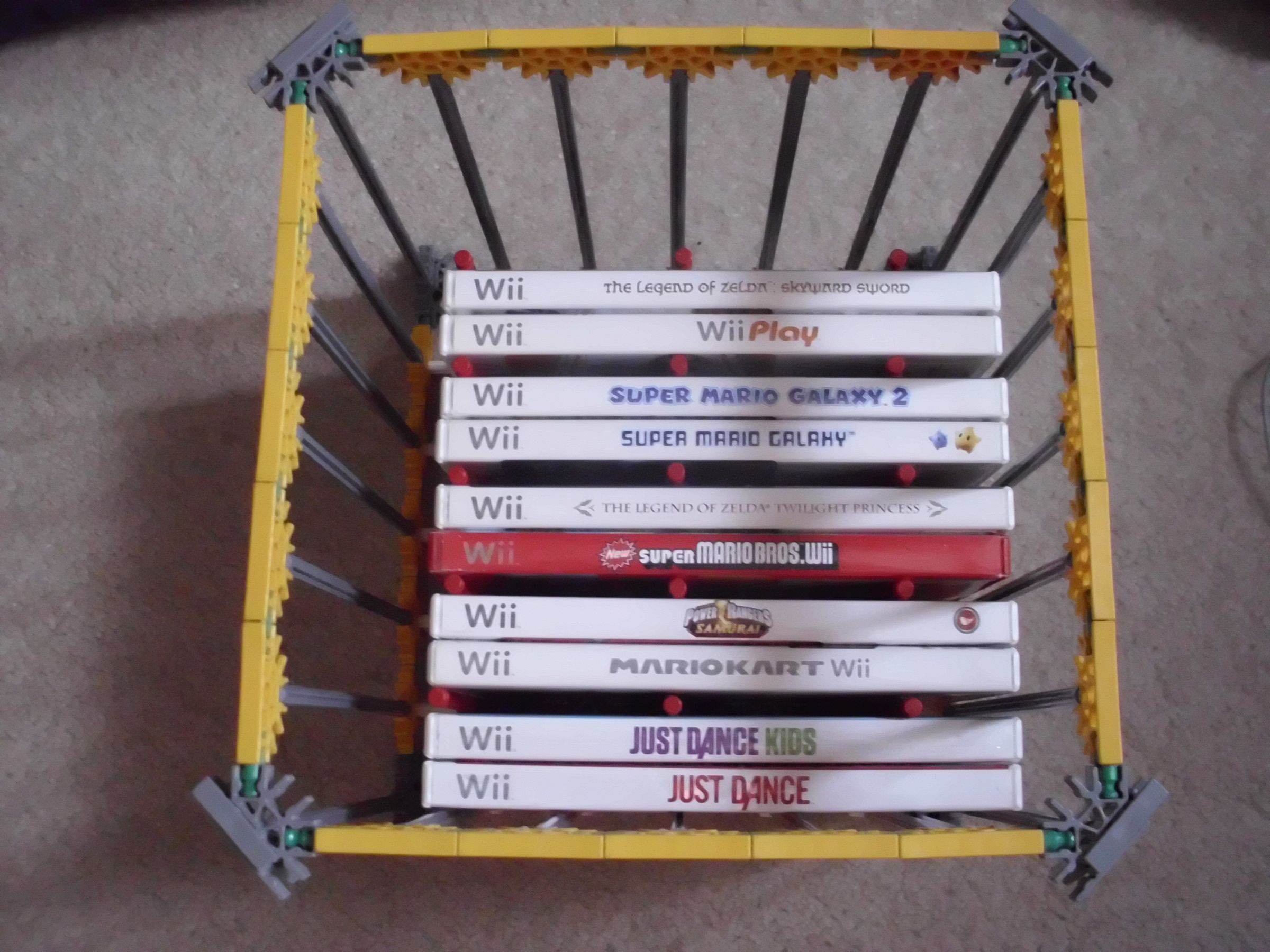 Knex DVD/Wii Disk Holder : 7 Steps - Instructables