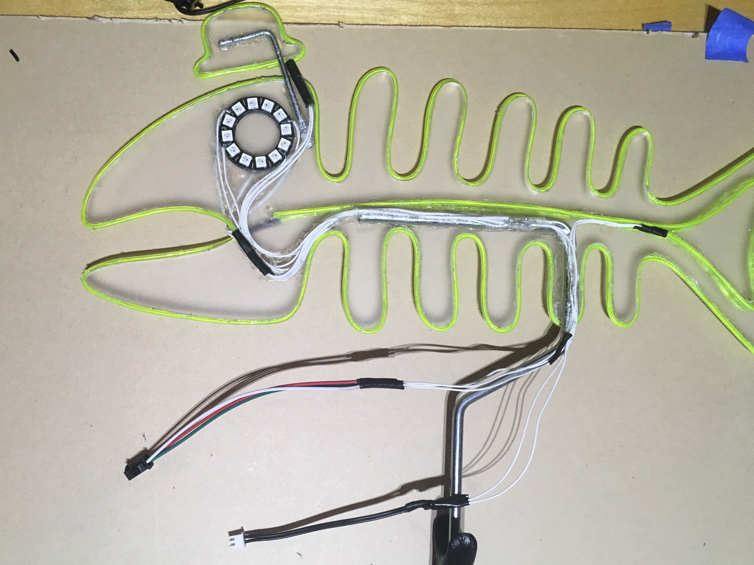 EL Wire Fish With LED Eyes : 13 Steps (with Pictures) - Instructables