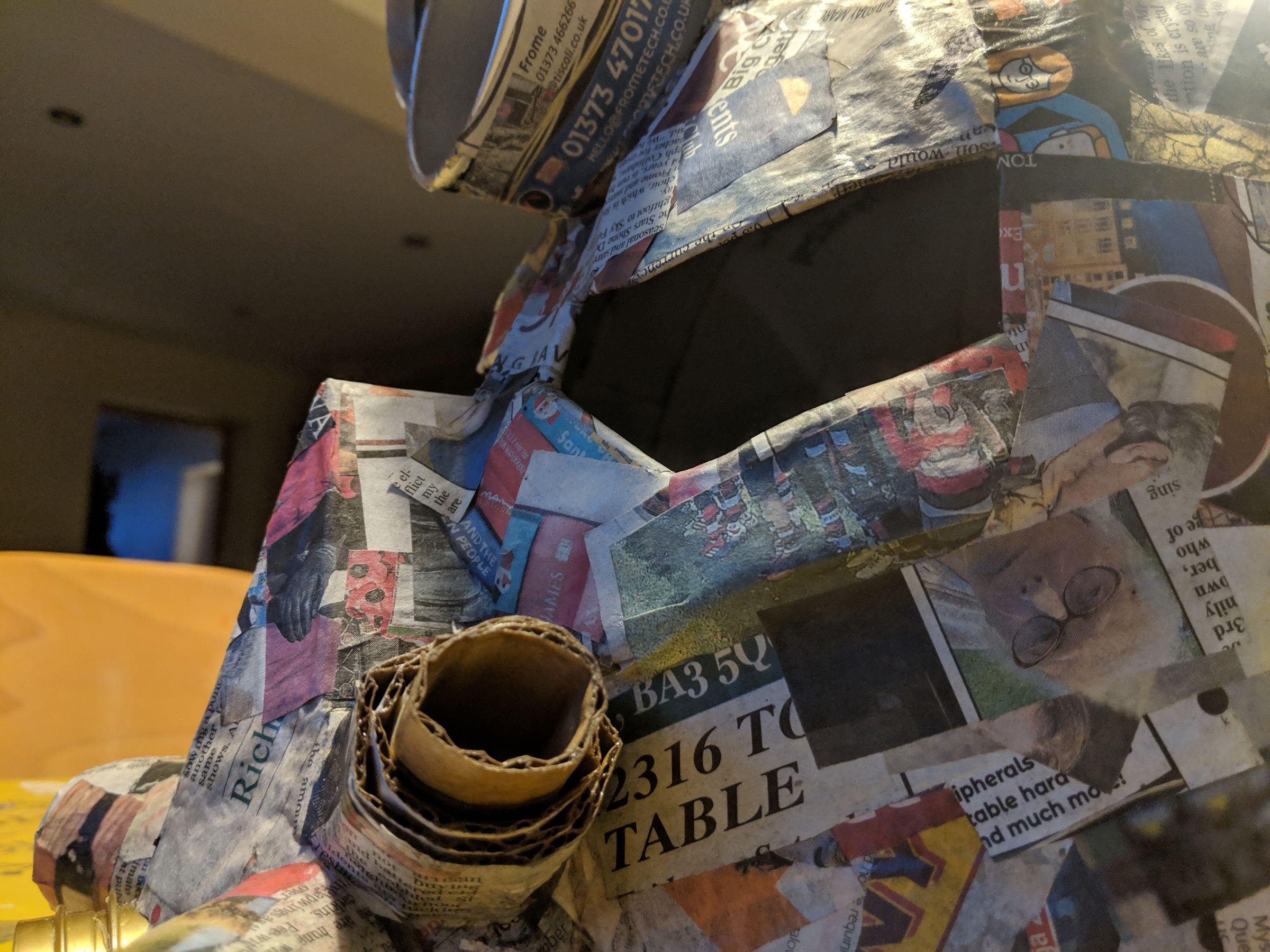 Recycled Power Armour Helmet : 19 Steps - Instructables
