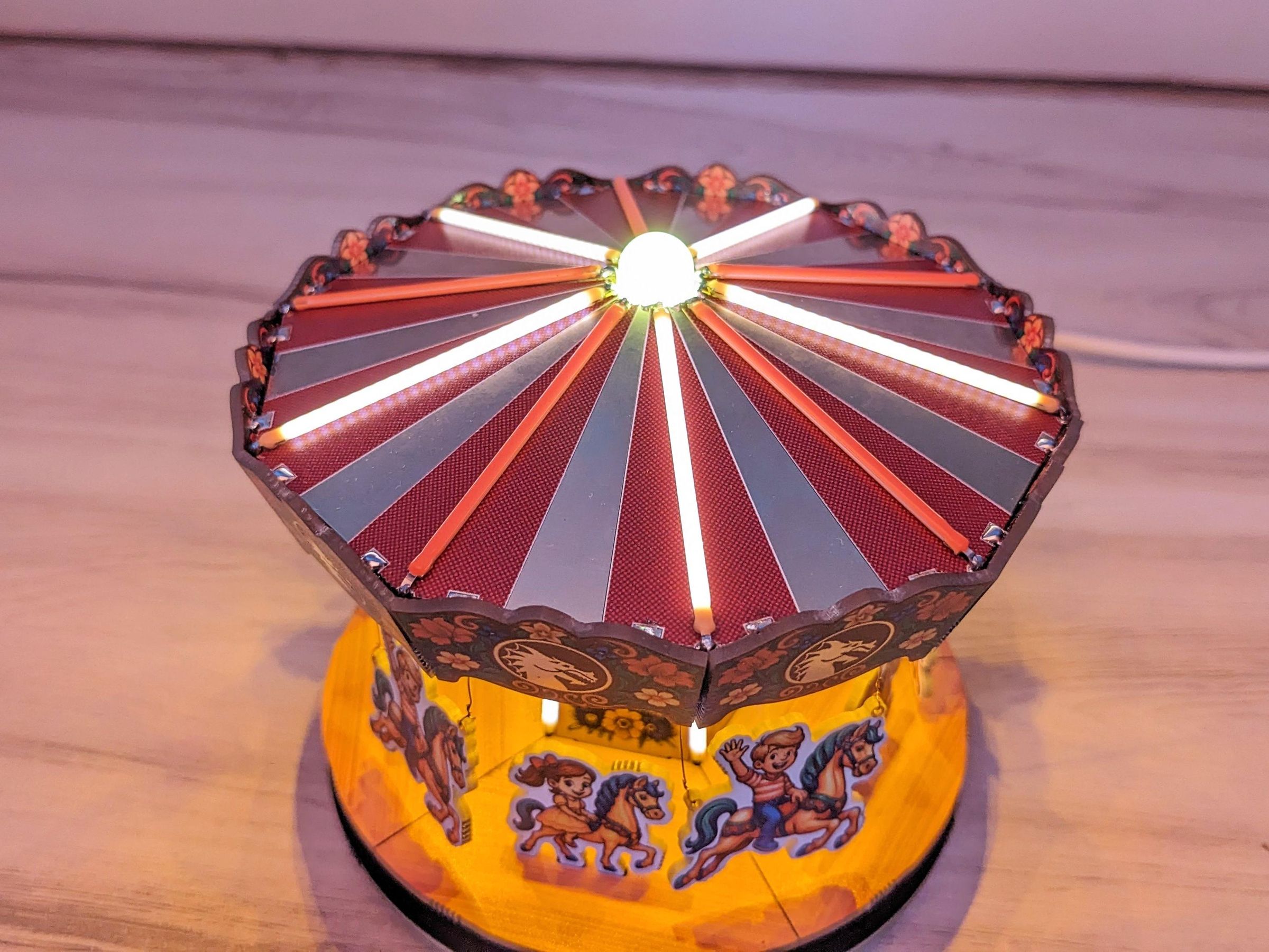 Colorful Carousel Made Entirely With PCBs : 4 Steps (with Pictures ...