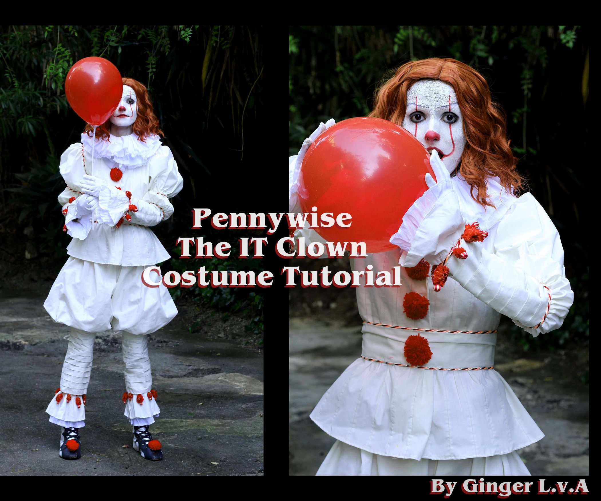 Pennywise the IT Clown: Full Costume, Shoes + Make-up Tutorial : 12 ...
