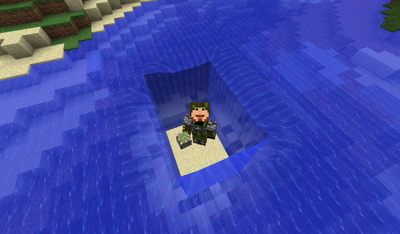 Minecraft Water Wall Without Corner Blocks : 5 Steps - Instructables