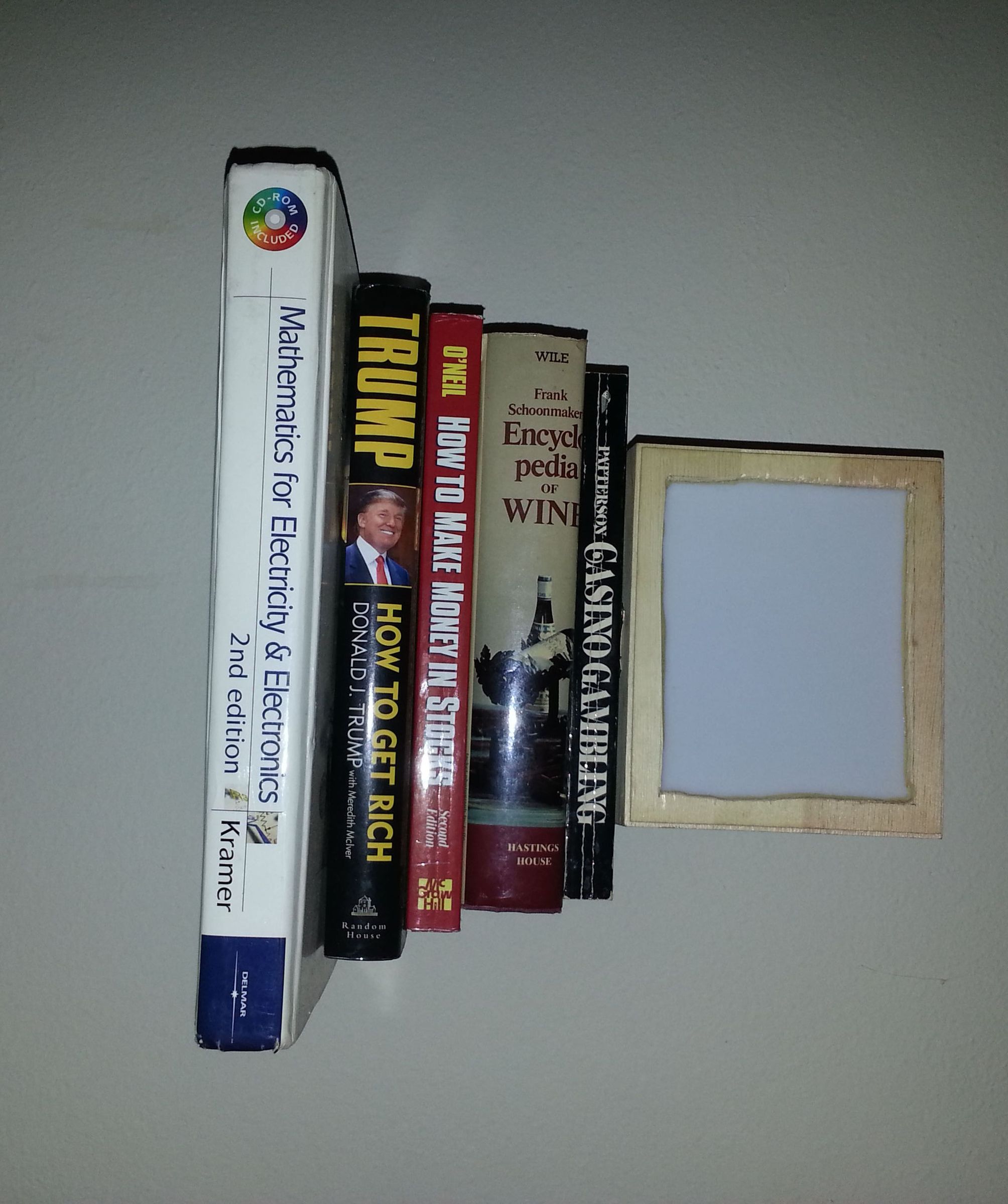 Floating Book Shelf : 3 Steps - Instructables