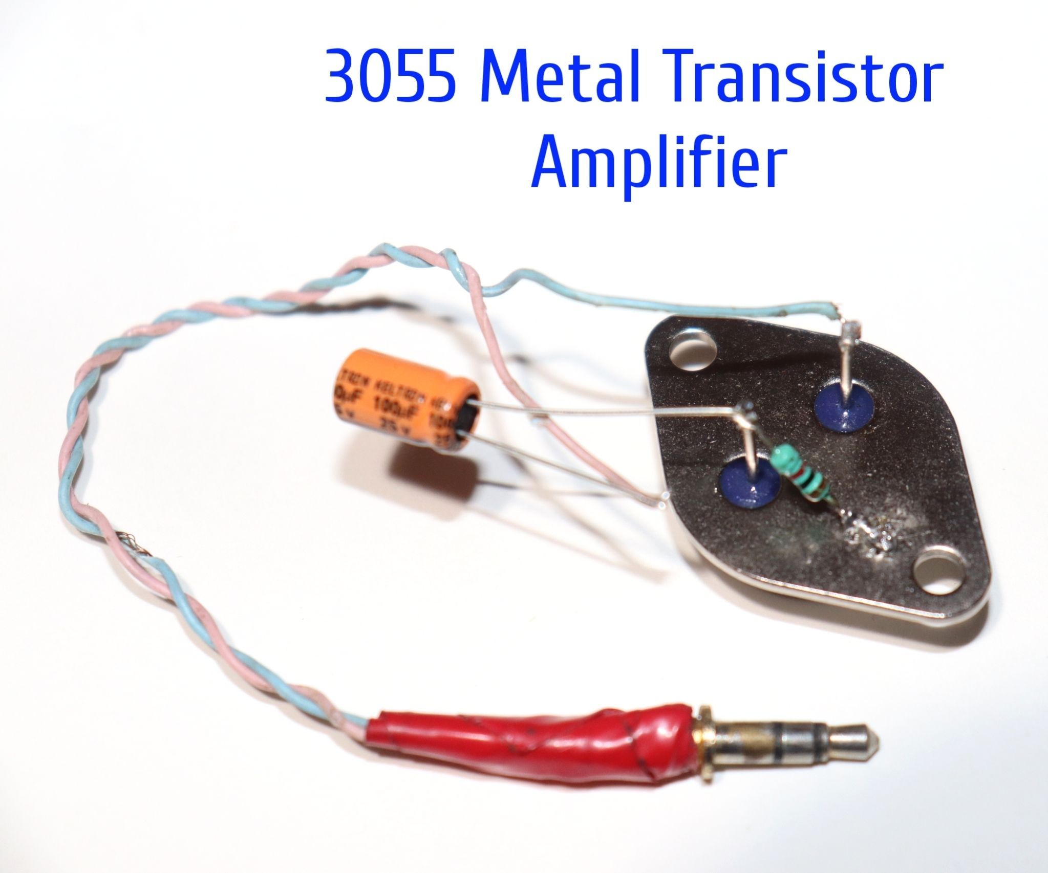 How to Make 3055 Transistor to Audio Amplifier : 8 Steps - Instructables