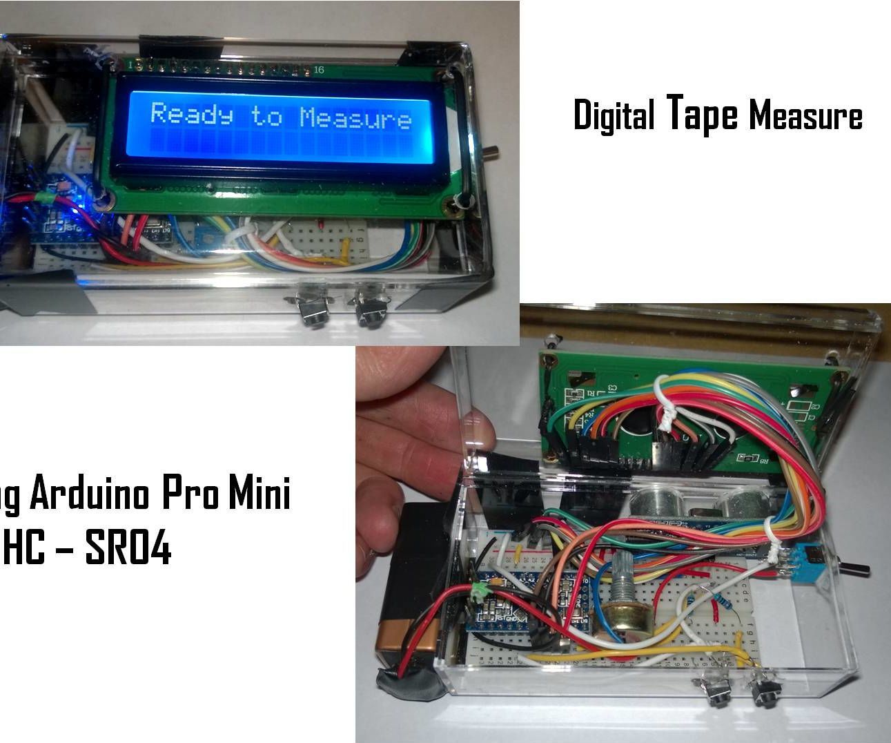 Digital Ultrasonic Tape Measure : 5 Steps (with Pictures) - Instructables