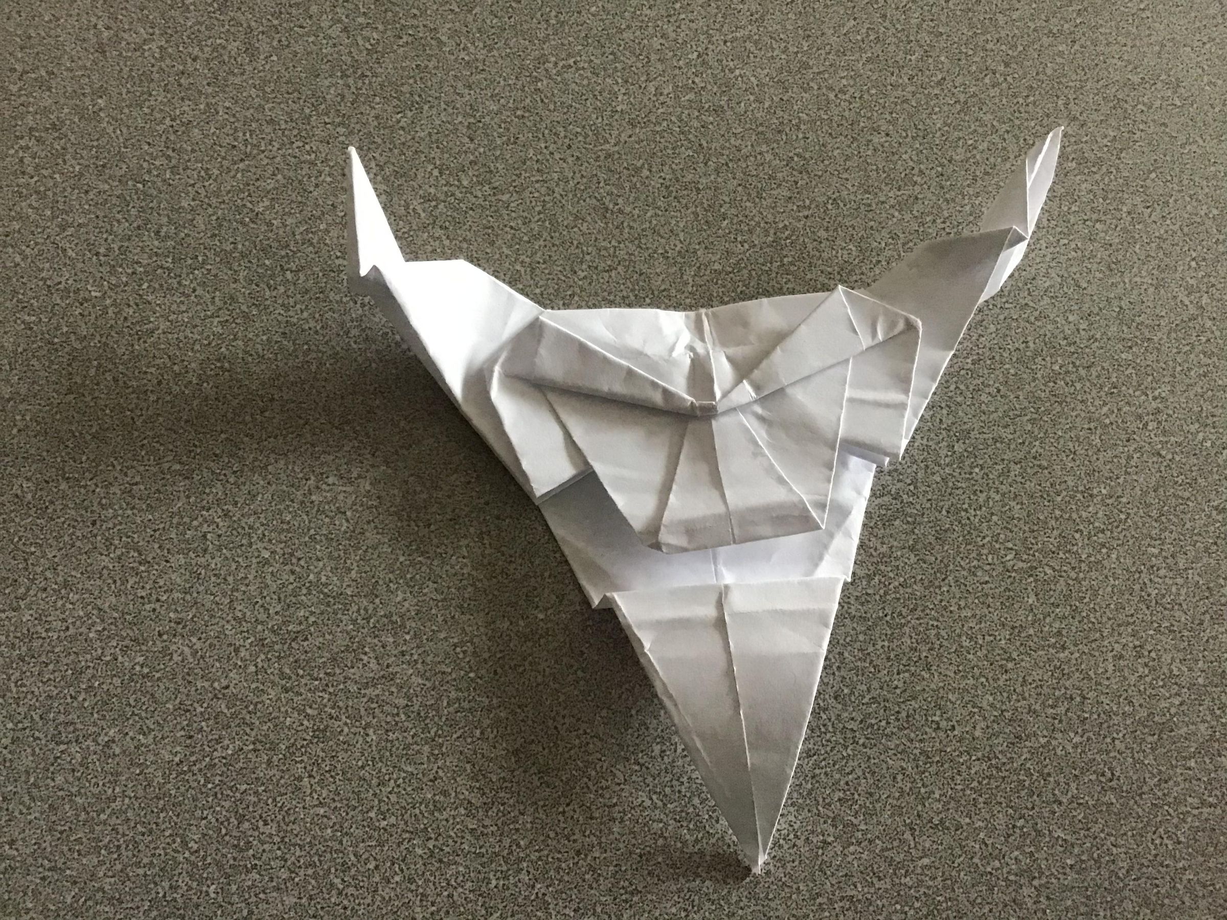 Origami Devil Mask : 8 Steps - Instructables