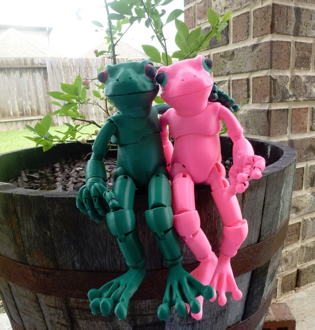 Froggy: the 3D Printed Ball-jointed Frog Doll : 12 Steps (with Pictures ...