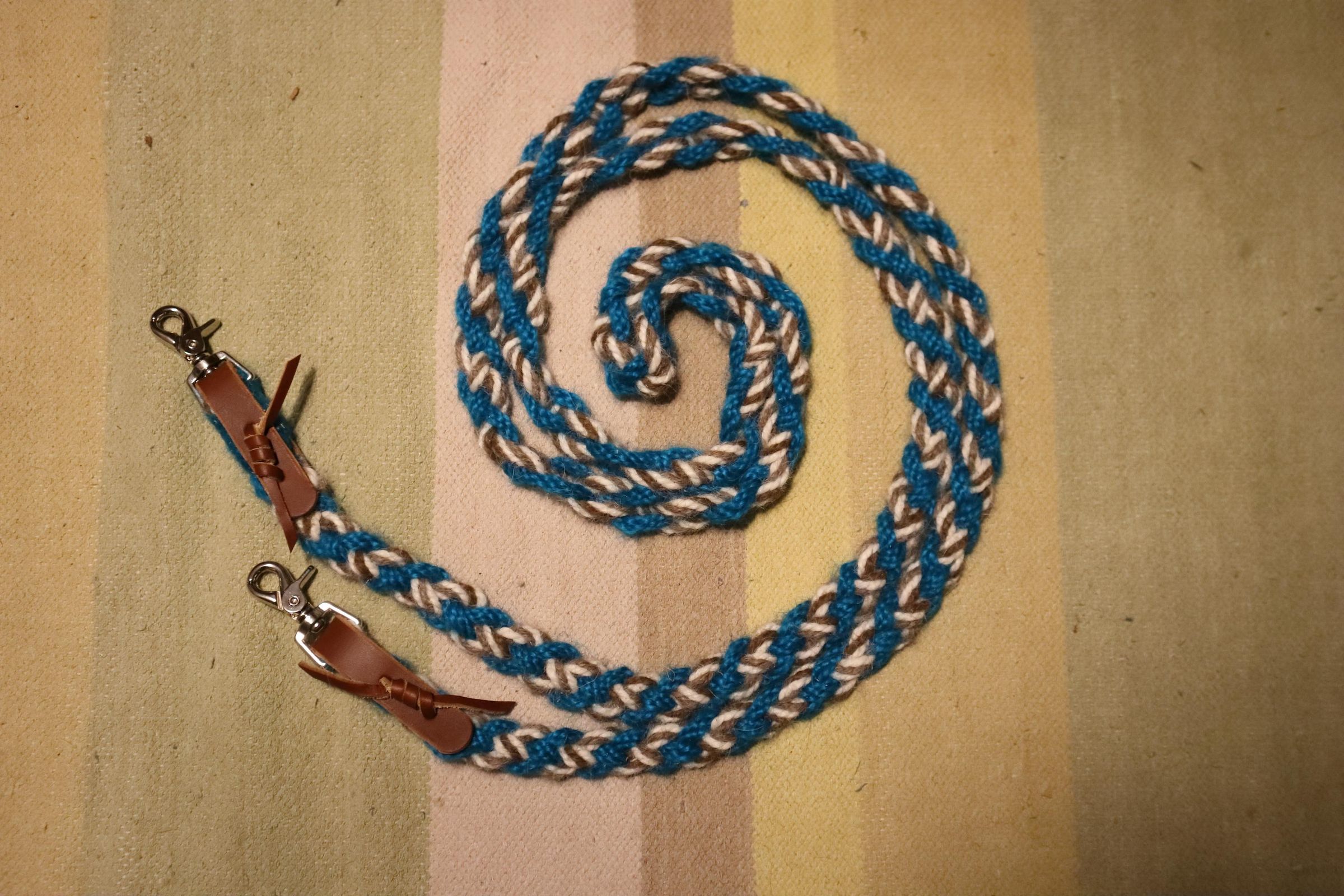 Four Strand Flat Braid Mohair Reins : 9 Steps (with Pictures ...