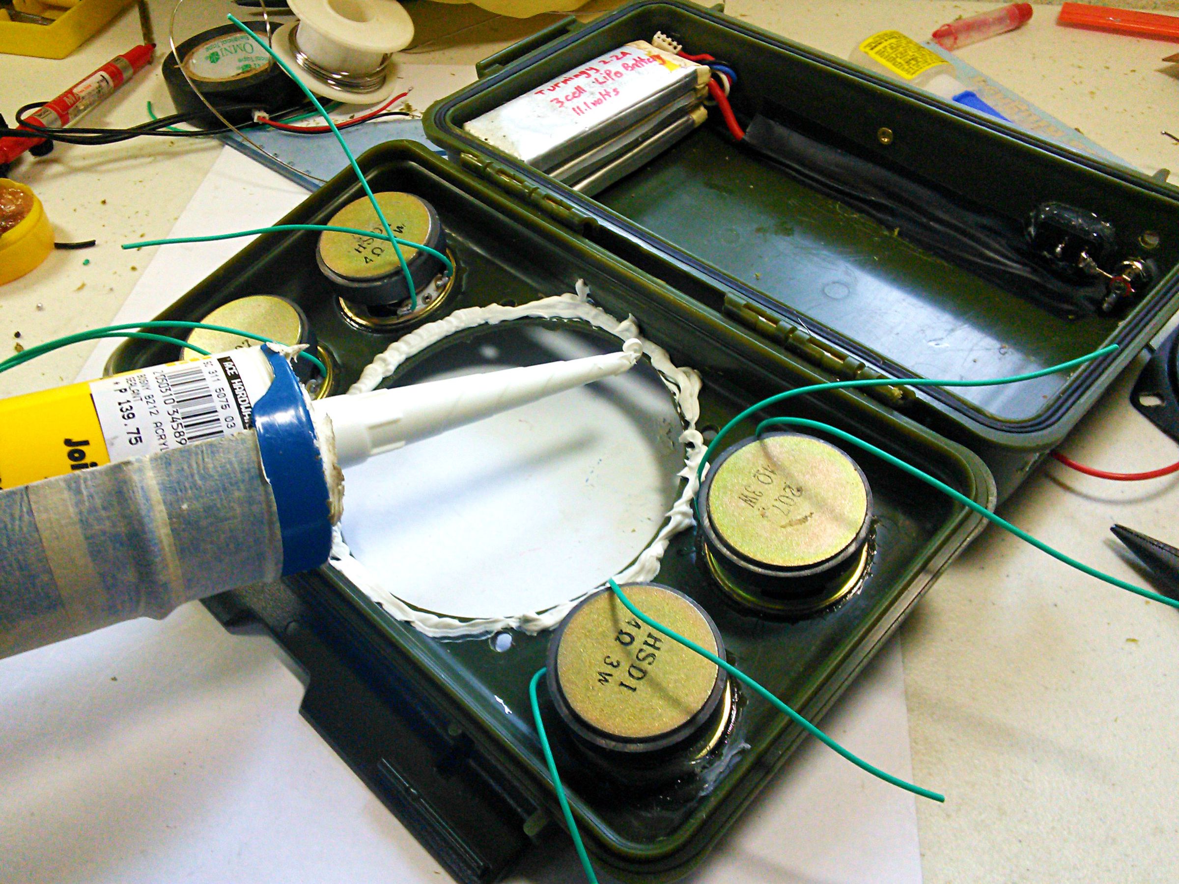 DIY Tough Bluetooth Boombox (Lasts 20hrs!) : 12 Steps (with Pictures ...