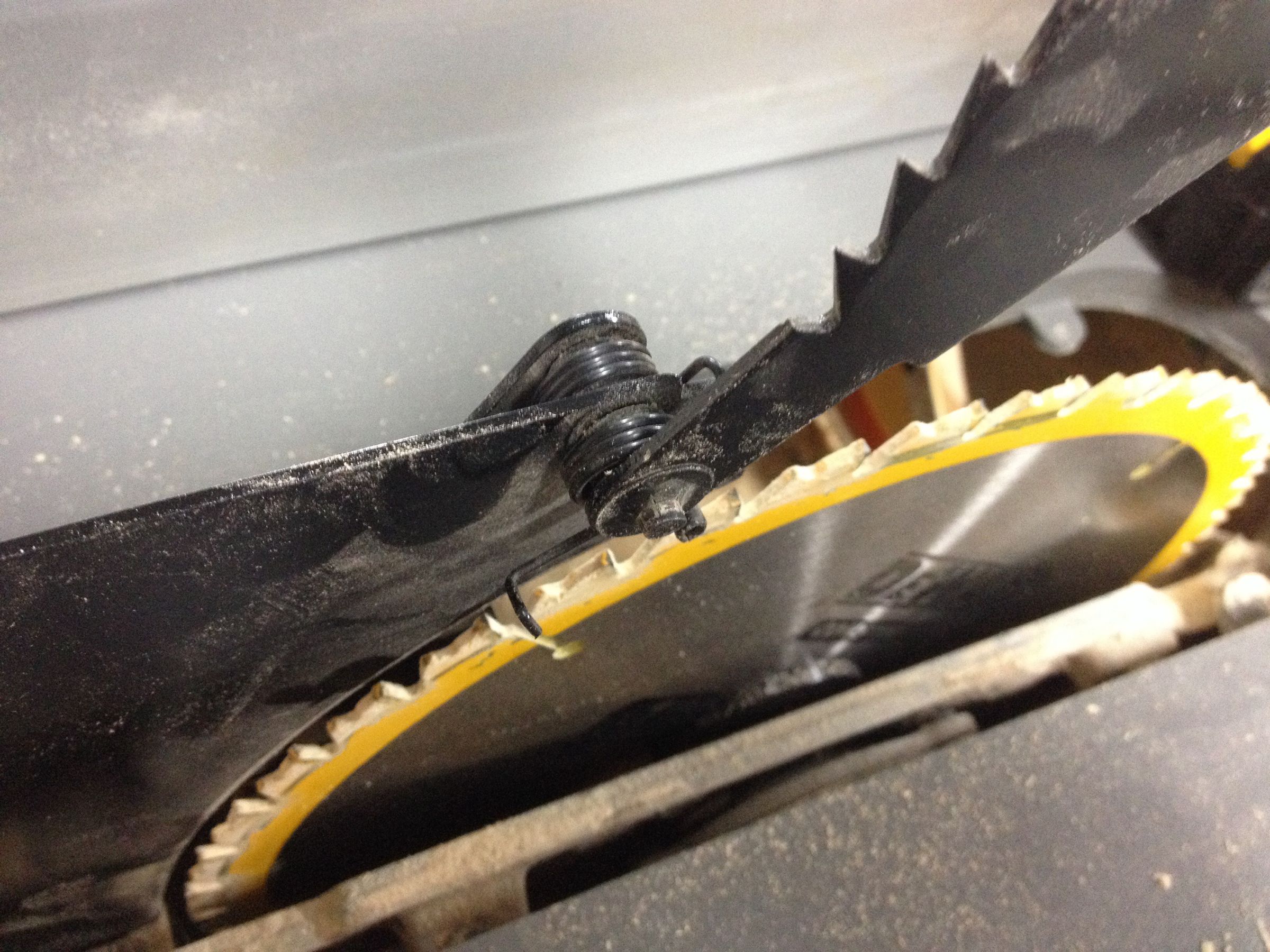 Make a Riving Knife for the DW745 Tablesaw : 5 Steps (with Pictures ...
