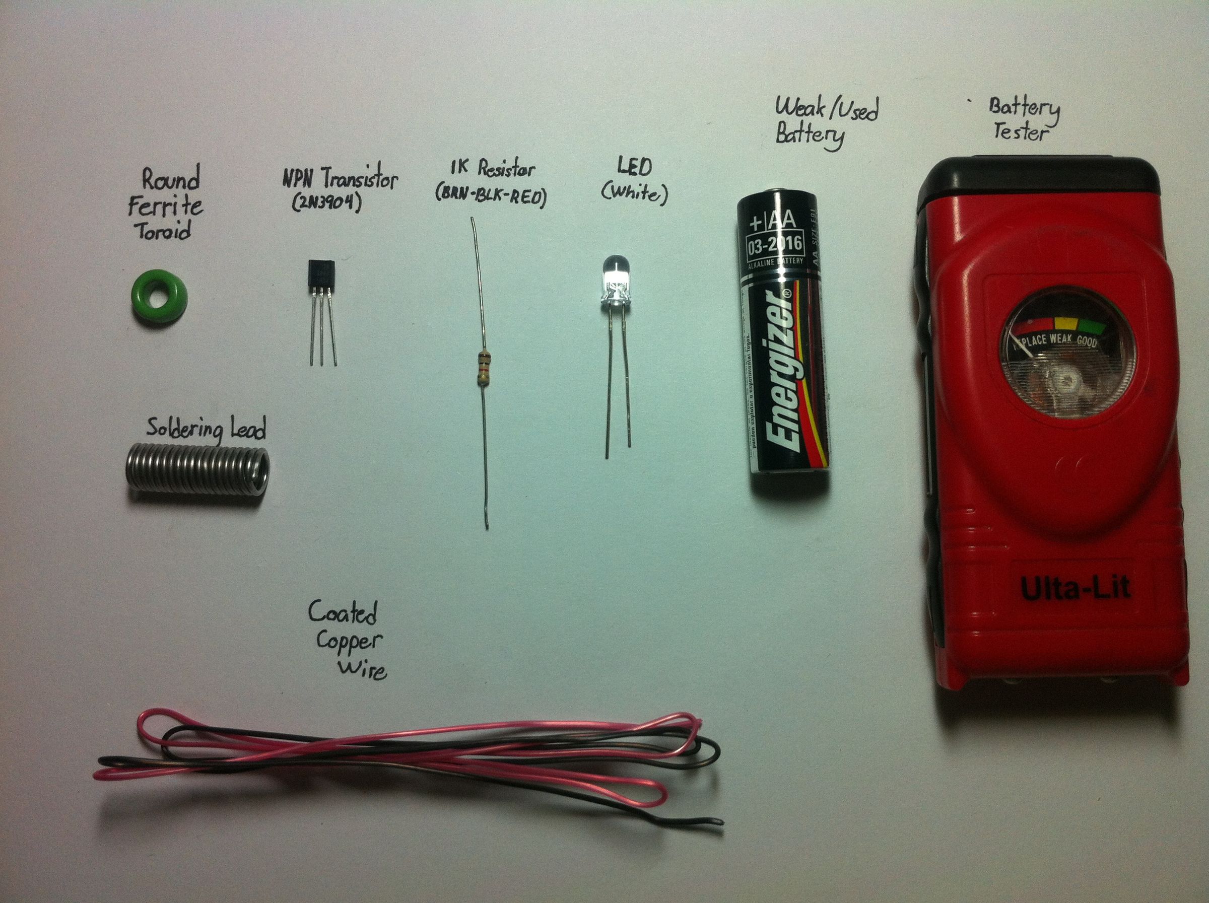 Making a Simple Joule Thief (made Easy) : 8 Steps (with Pictures ...