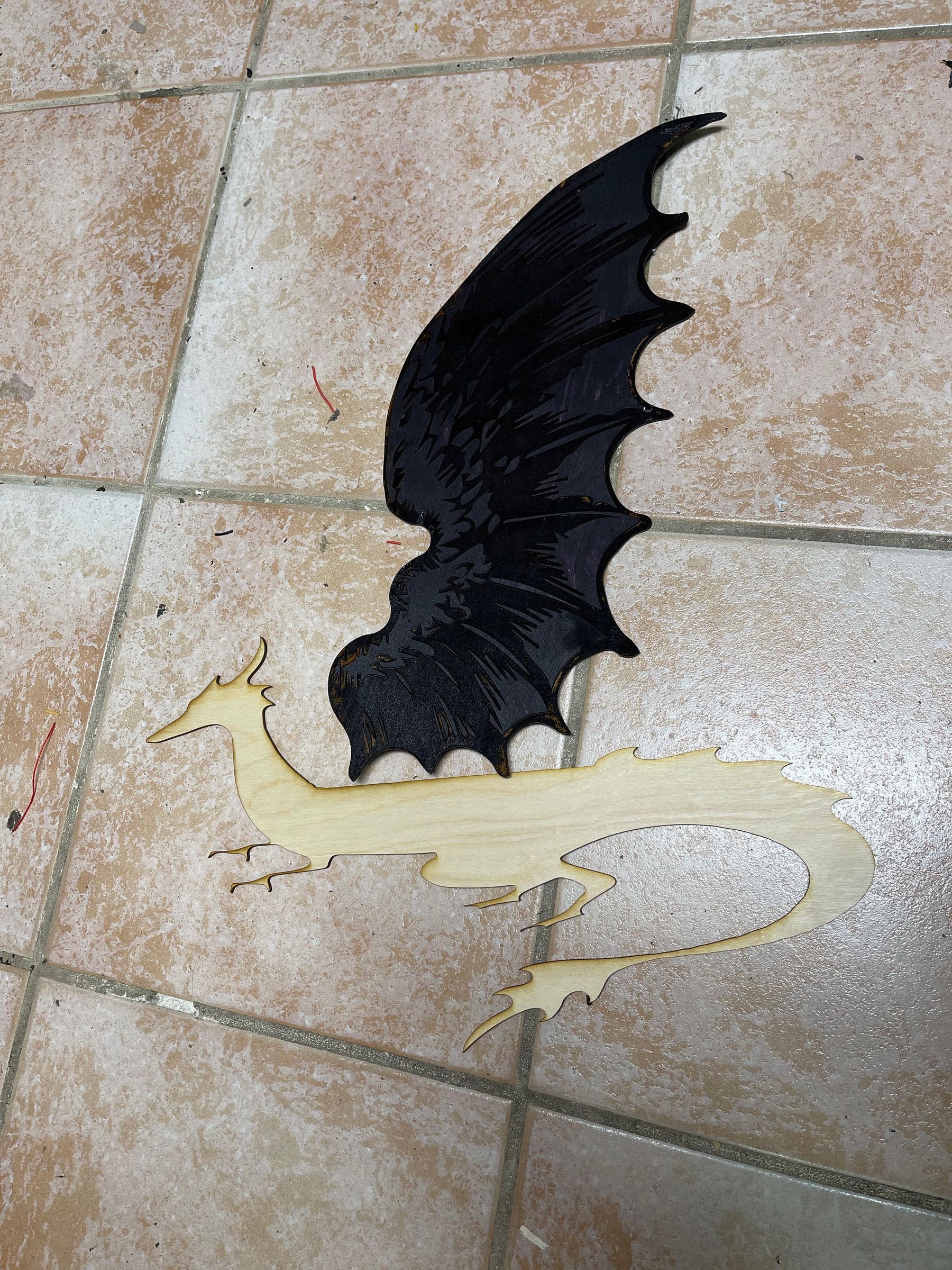 Geek on a Glowforge - Flying Dragon Mobile : 5 Steps - Instructables