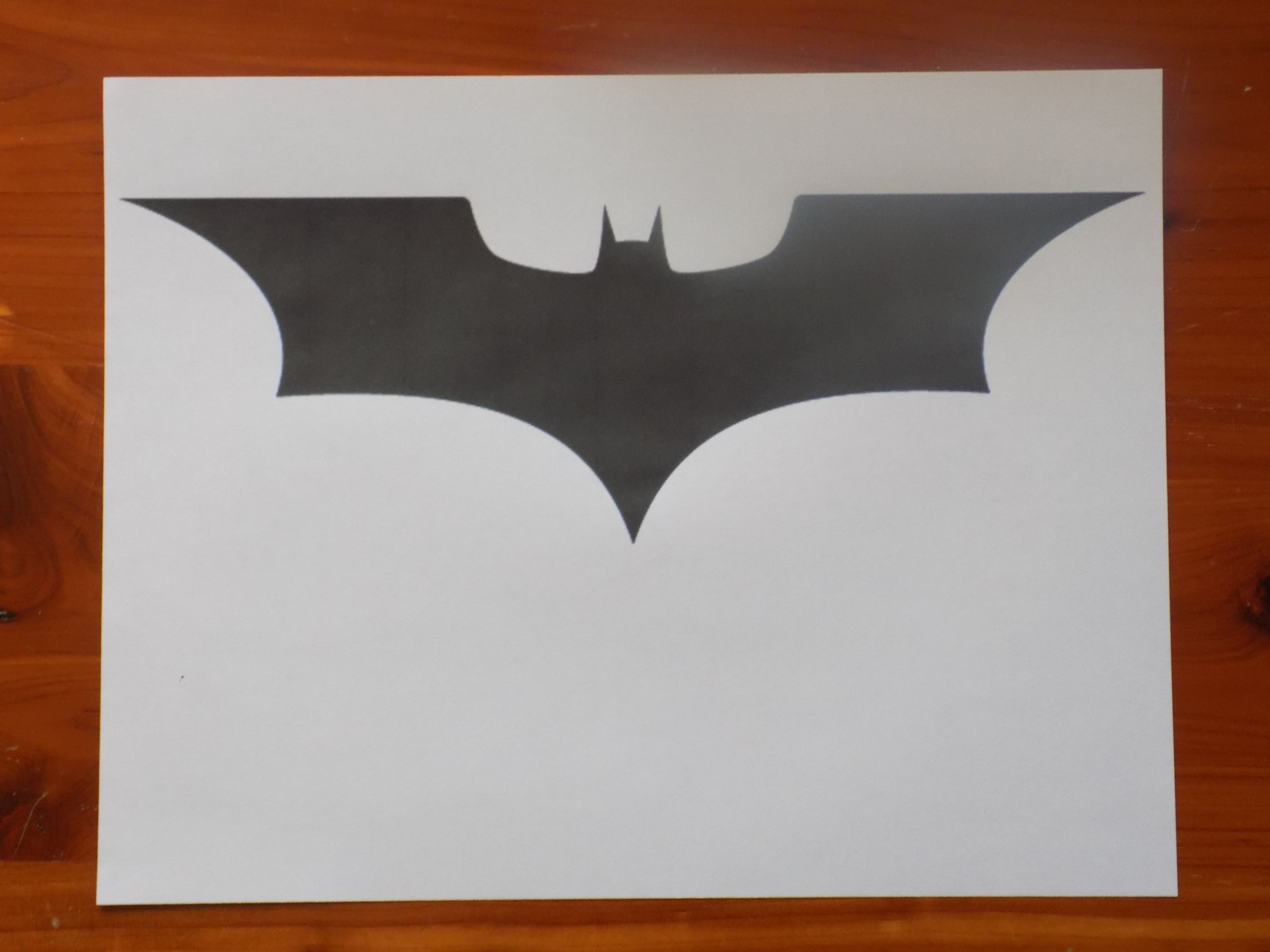 Giant Batarang : 5 Steps (with Pictures) - Instructables