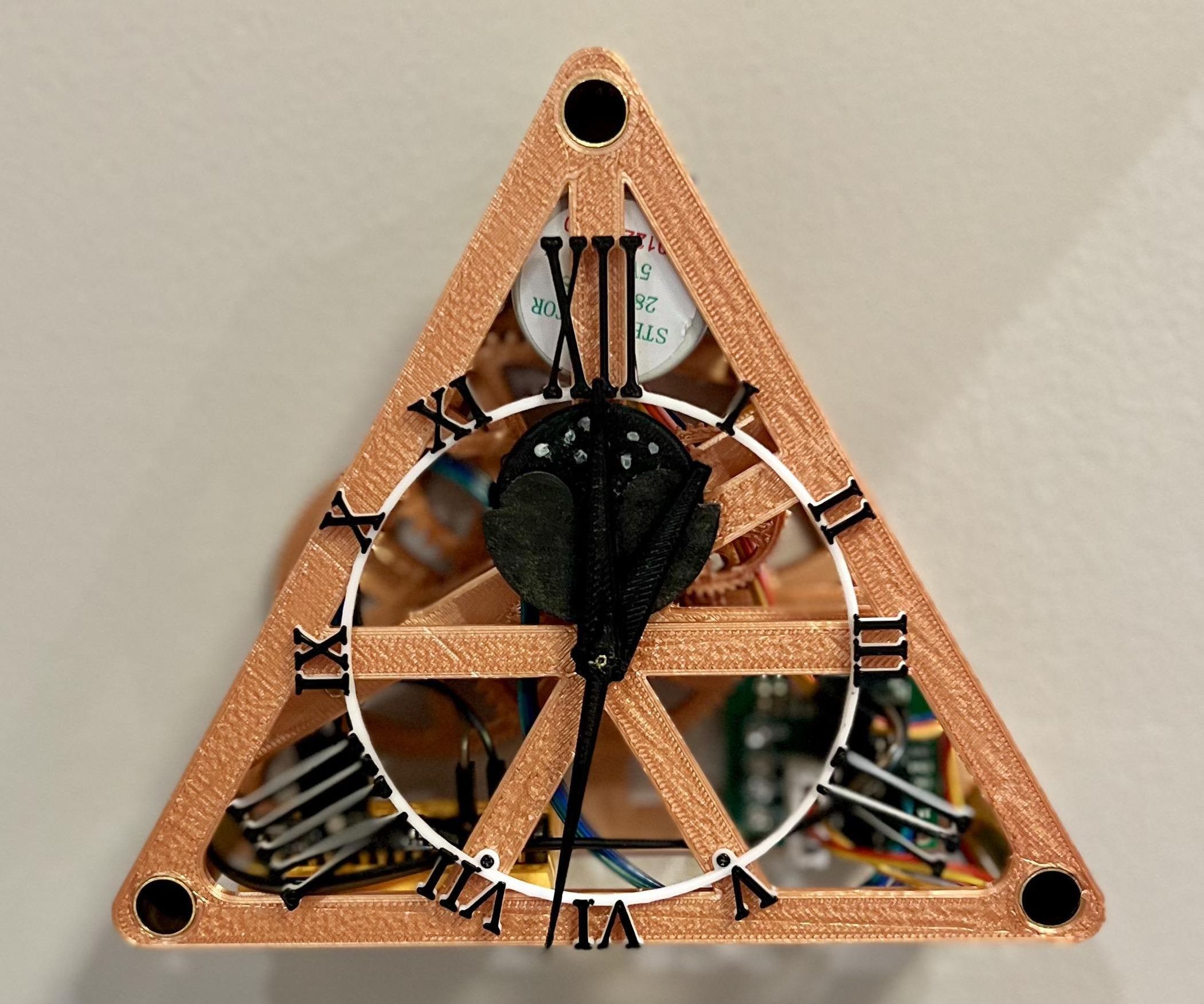 Triangulum - 3D Printed 3-Hand Clock : 16 Steps (with Pictures ...
