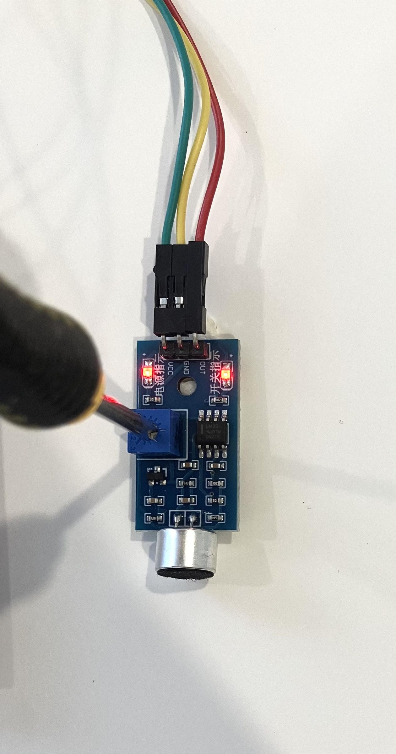 Sound Sensitive LED Lights Using Raspberry Pi Pico : 6 Steps ...