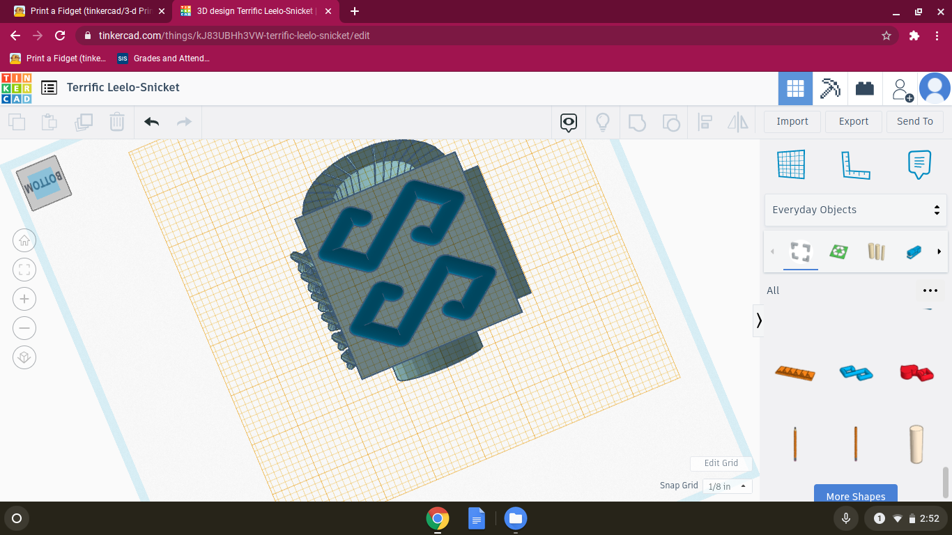 Print a Fidget (tinkercad/3-d Printing) : 45 Steps - Instructables