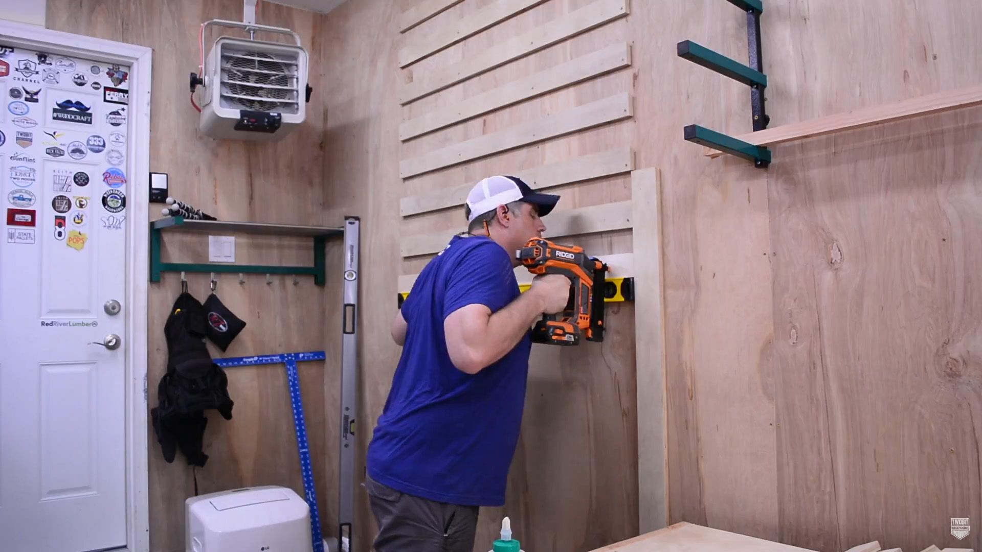 French Cleat Wall With Clamp Racks | How to Build - Woodworking : 28 ...
