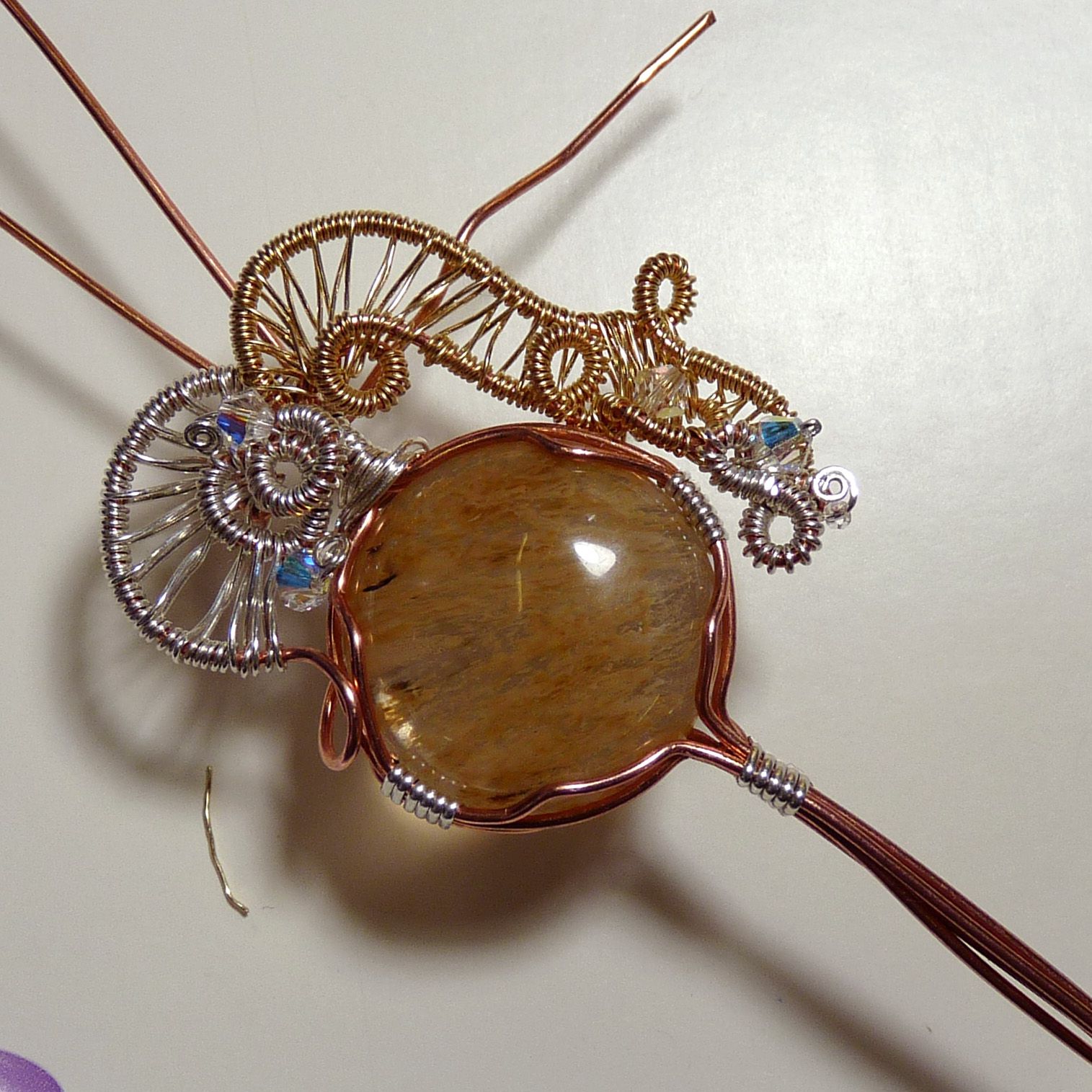 Amazing Wire Weave Pendant : 22 Steps (with Pictures) - Instructables