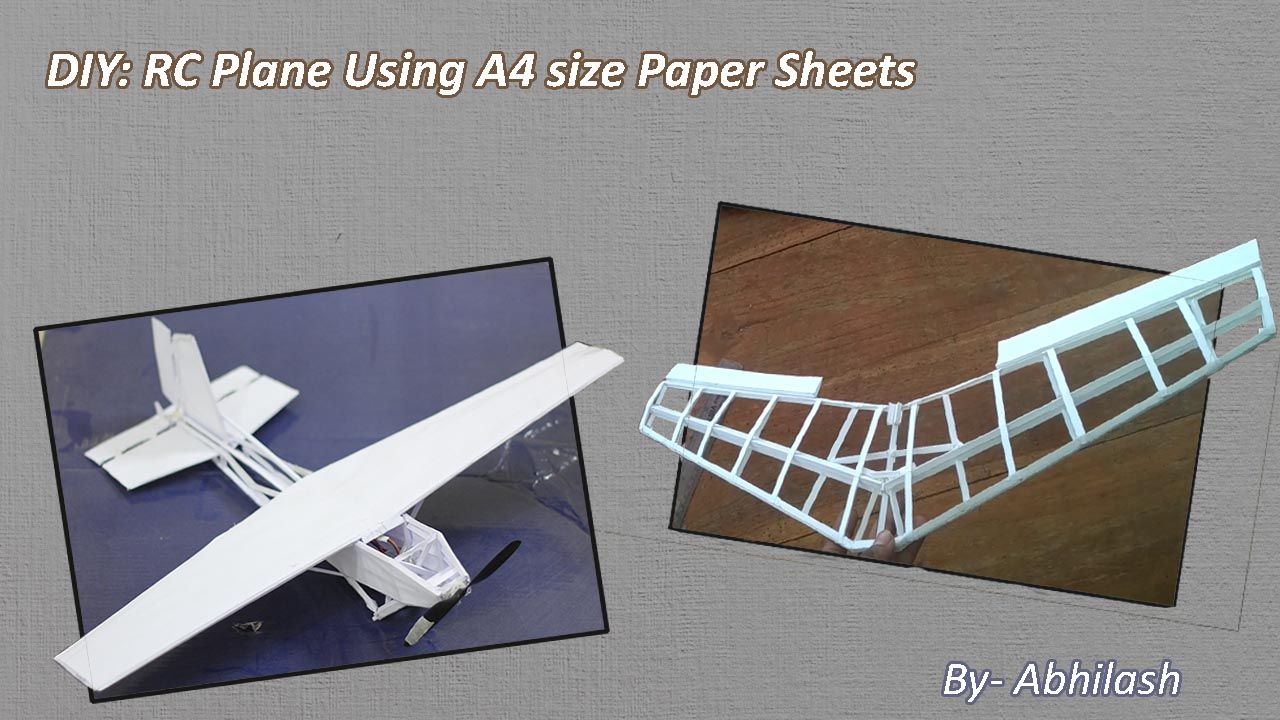 Make RC Planes Using A4 Size Papers : 5 Steps (with Pictures ...