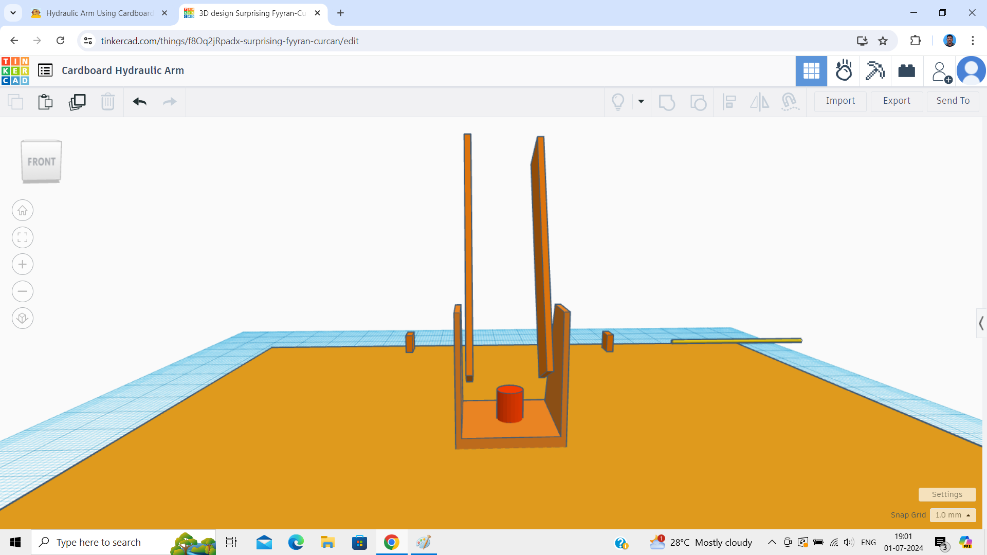 Hydraulic Arm Using Cardboard : 8 Steps - Instructables