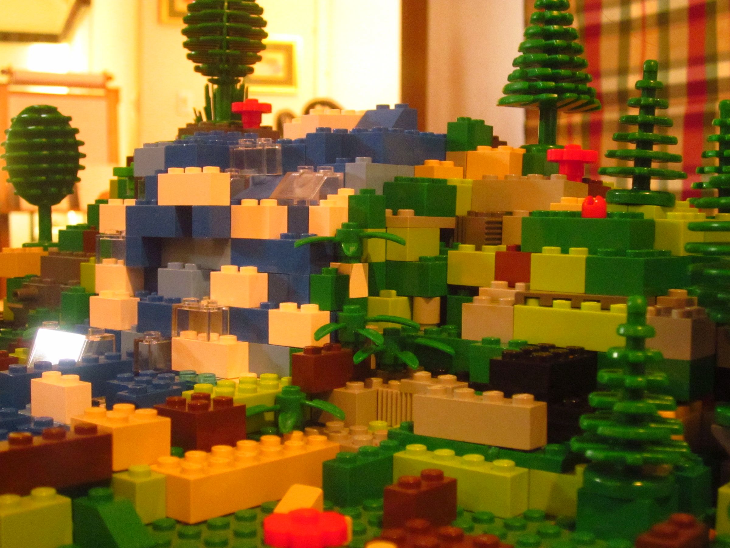 Lego Mountain and Waterfall - Instructables