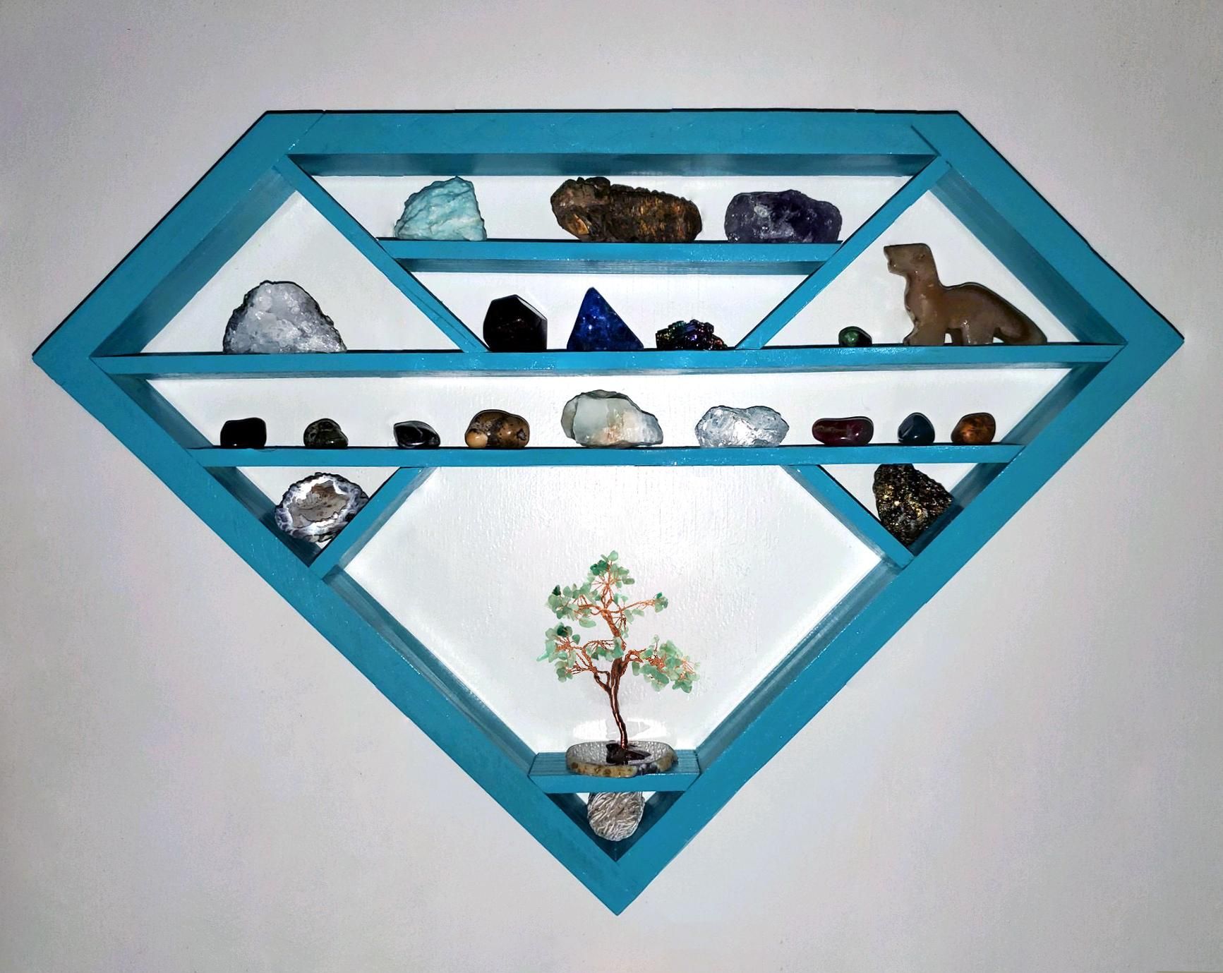 Diamond Shaped Rock Shelf : 4 Steps (with Pictures) - Instructables