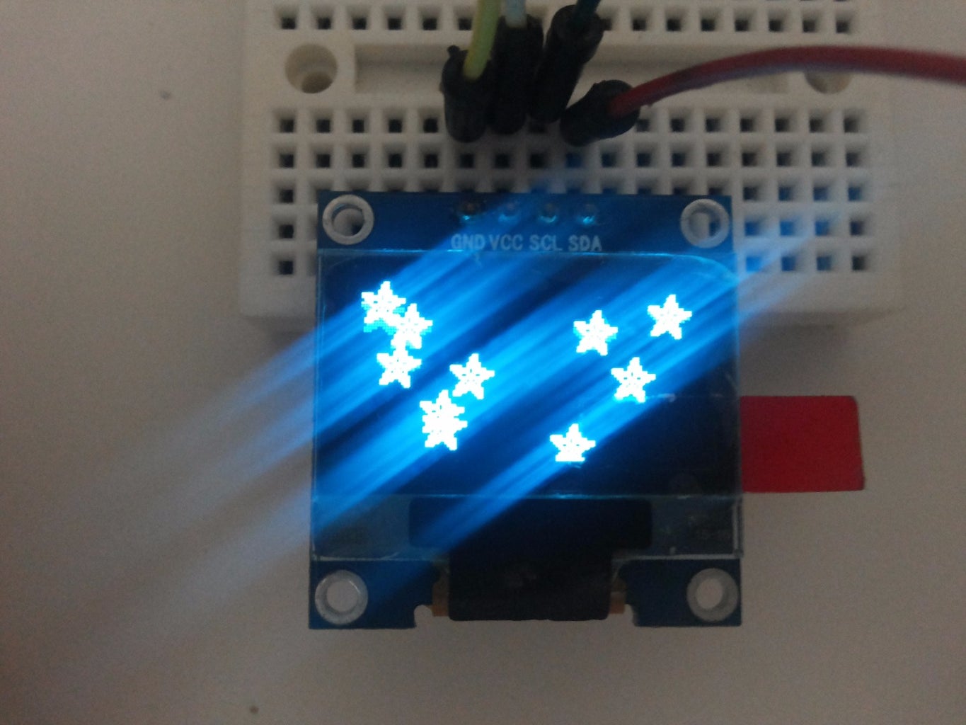 The First Usage Of 096 I2c Oled Display With Arduino Uno 7 Steps Instructables