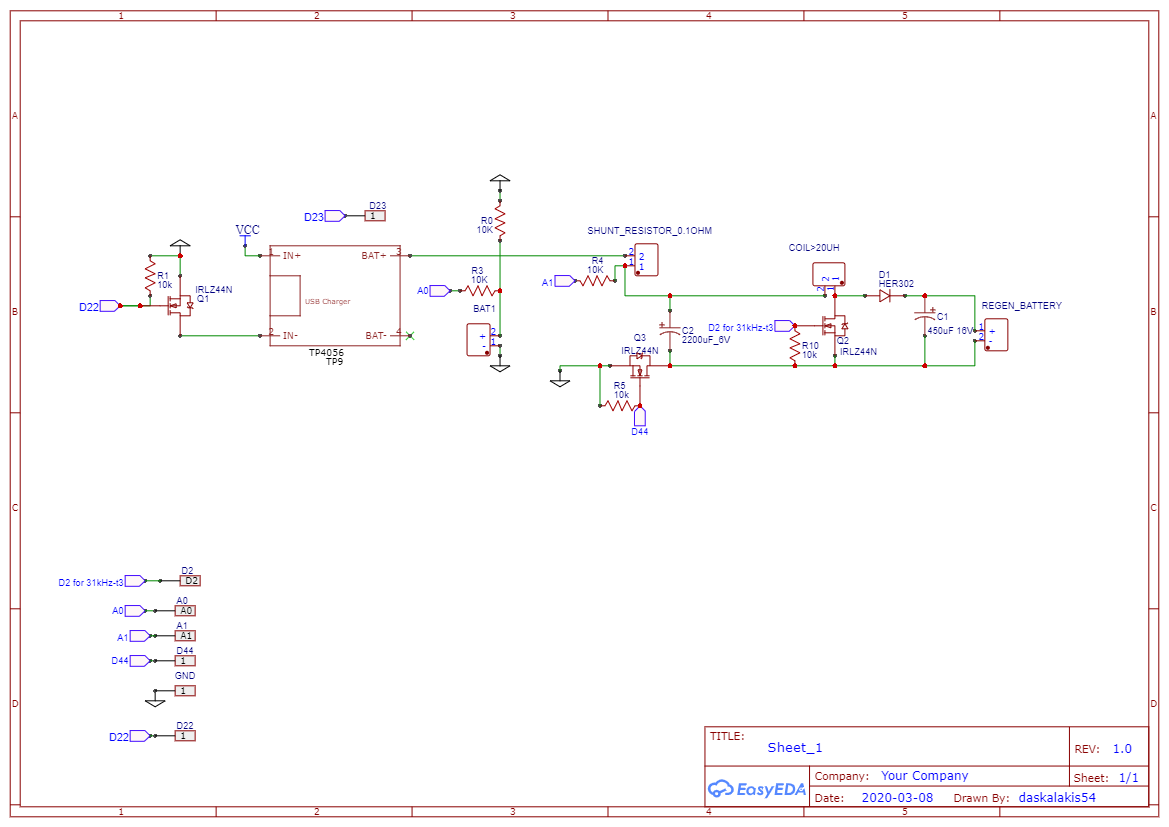 Adding Regeneration in Brett's Arduino ASCD 18650 Smart Charger ...