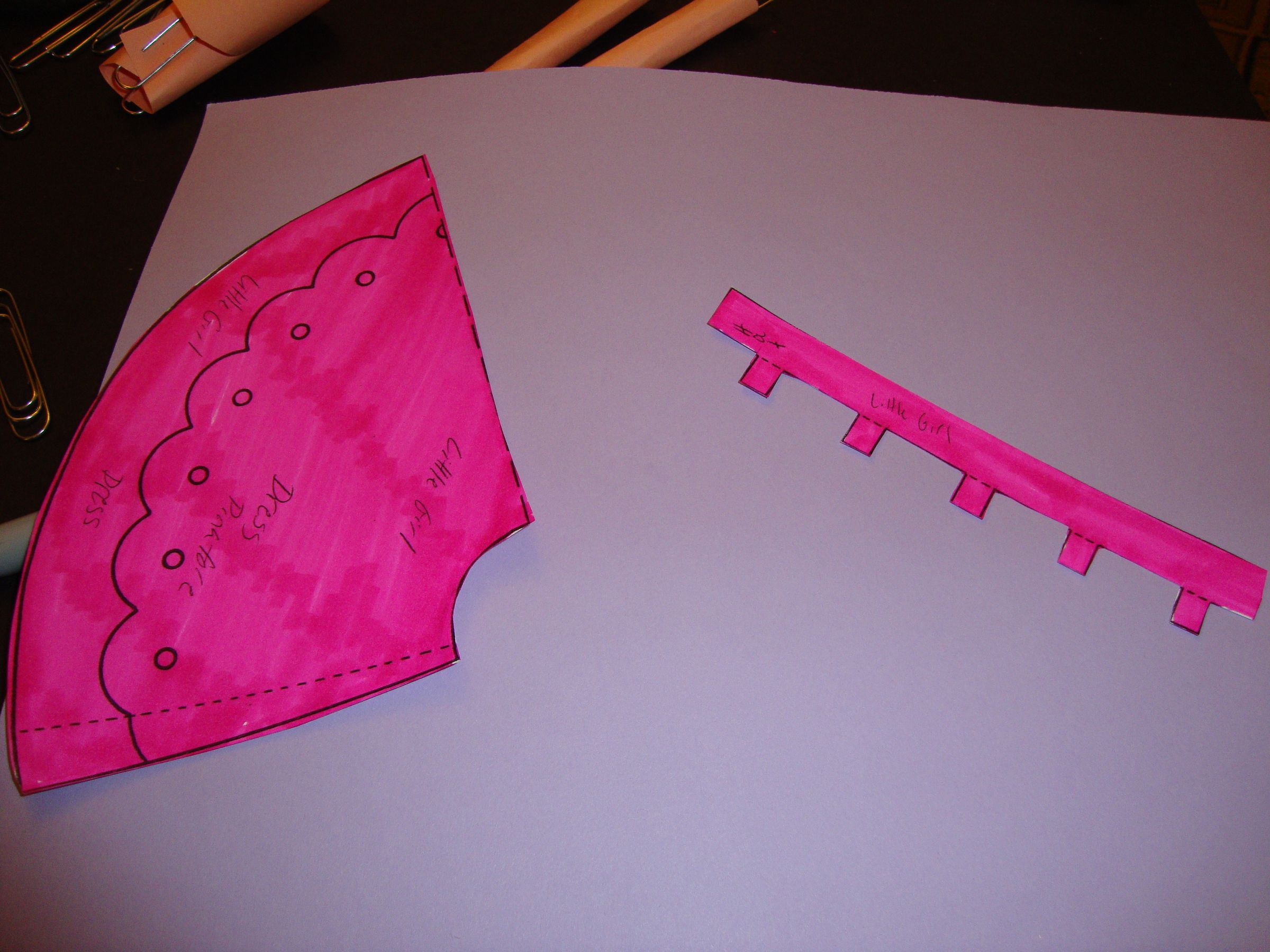 Goldie Locks (Little Girl) Paper Craft (Easy) : 14 Steps (with Pictures ...