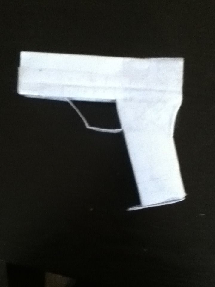 Paper Pistol : 10 Steps - Instructables