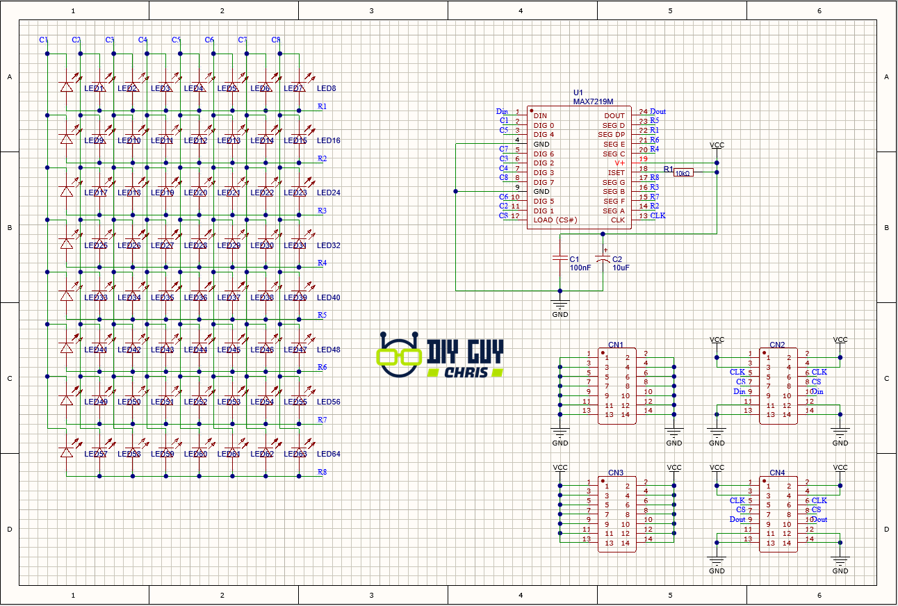 Arduino Display Matrix (32 X 8 DOTS) : 4 Steps (with Pictures ...