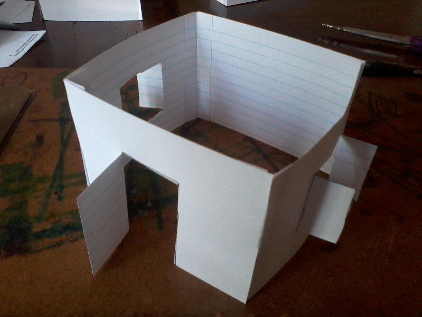 Fun With Index Cards - Little Home on the Desktop : 7 Steps - Instructables