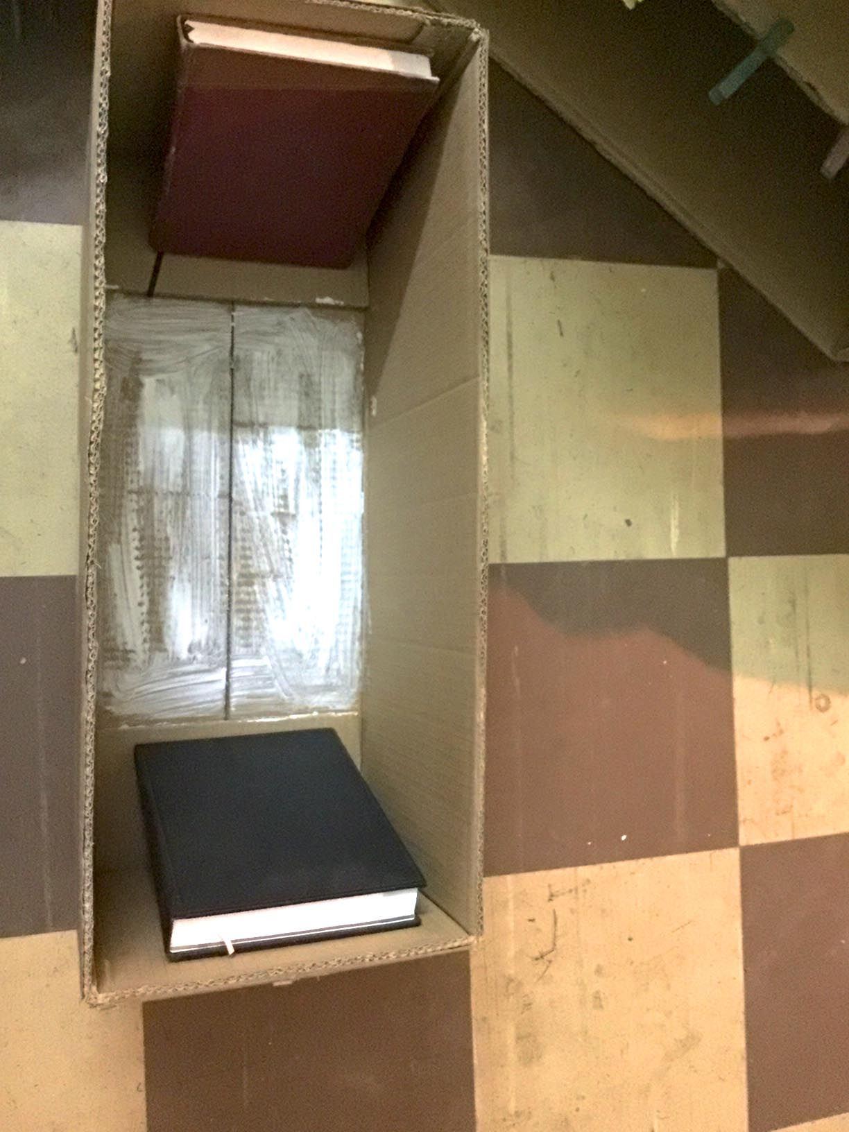 Turn Old Cheap CardBoard Box Into a Useful Premuim Storage Shelf With ...