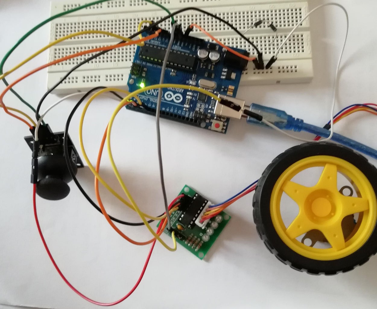 Control Stepper Motor Using Joystick 4 Steps Instructables
