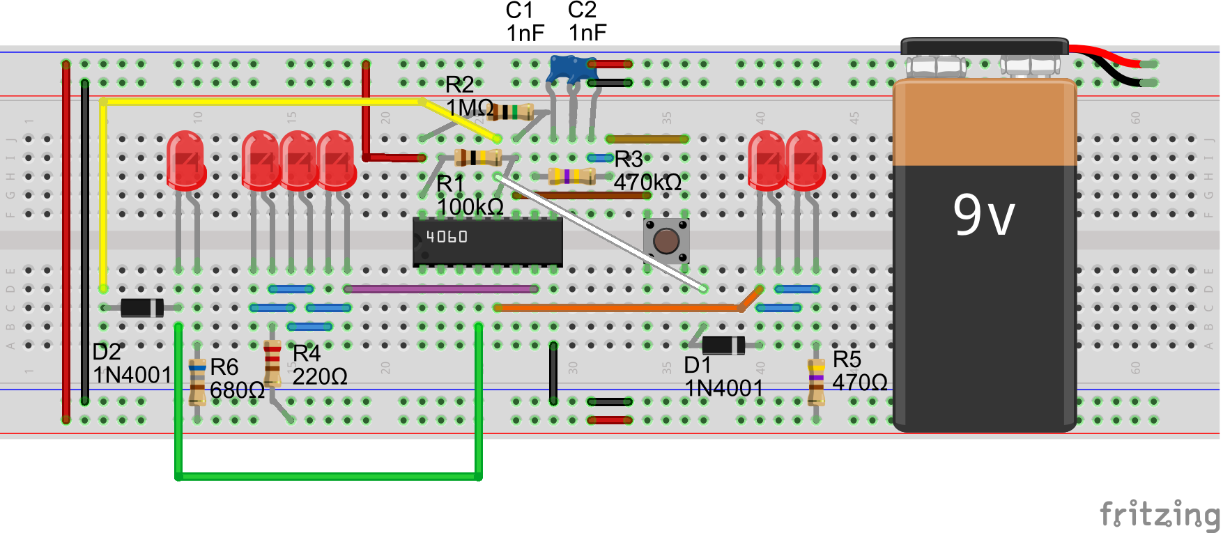 10 Breadboard Projects for Beginners : 17 Steps (with Pictures ...