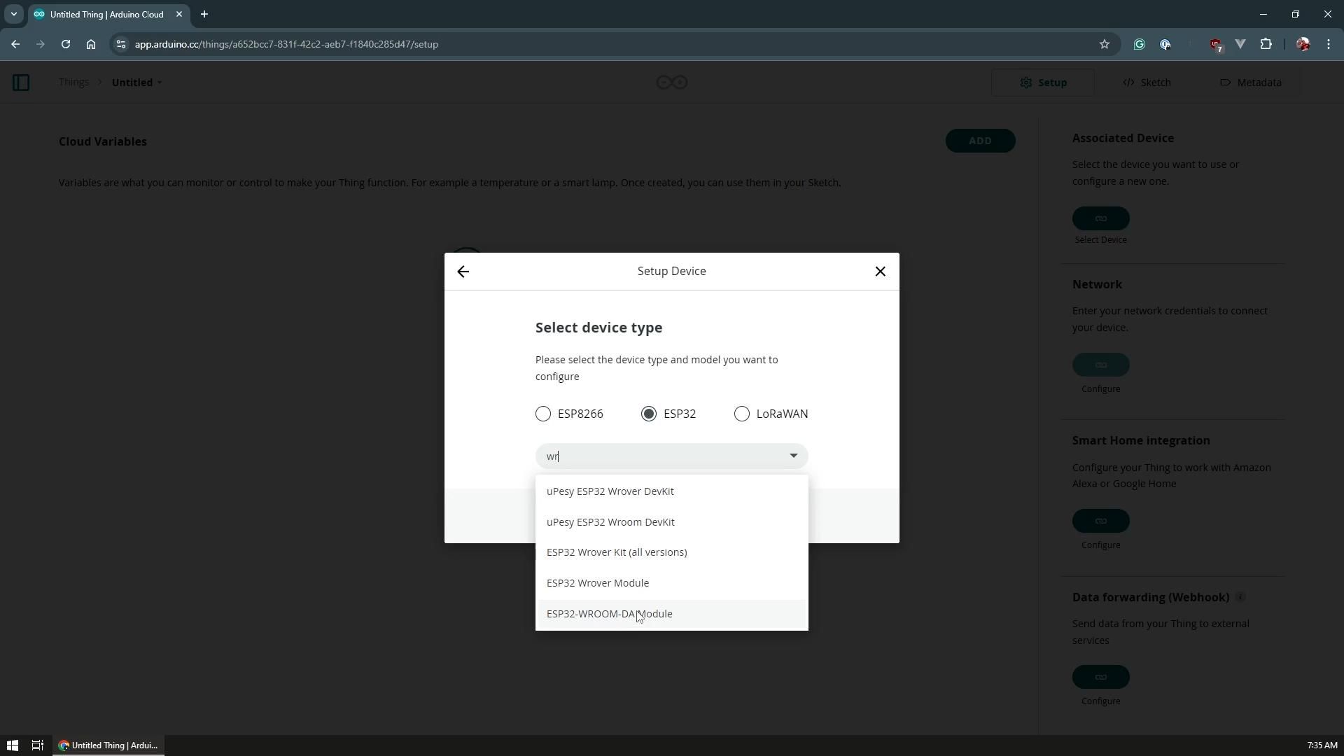 Voice Controlled LED With ESP32, Arduino Cloud and Google Assistant : 4 Steps (with Pictures ...