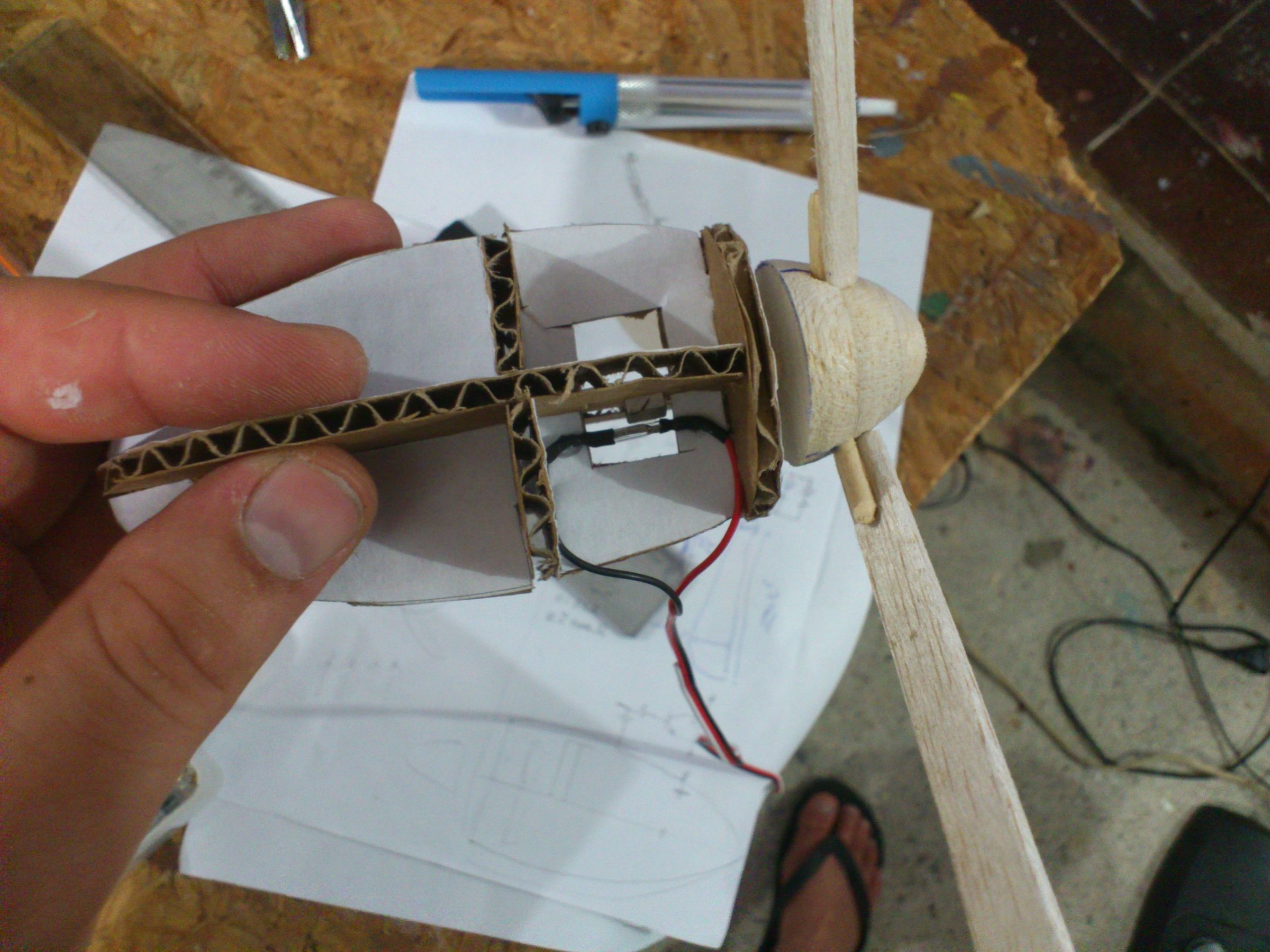 Cardboard Wind Generator for Models : 5 Steps (with Pictures ...