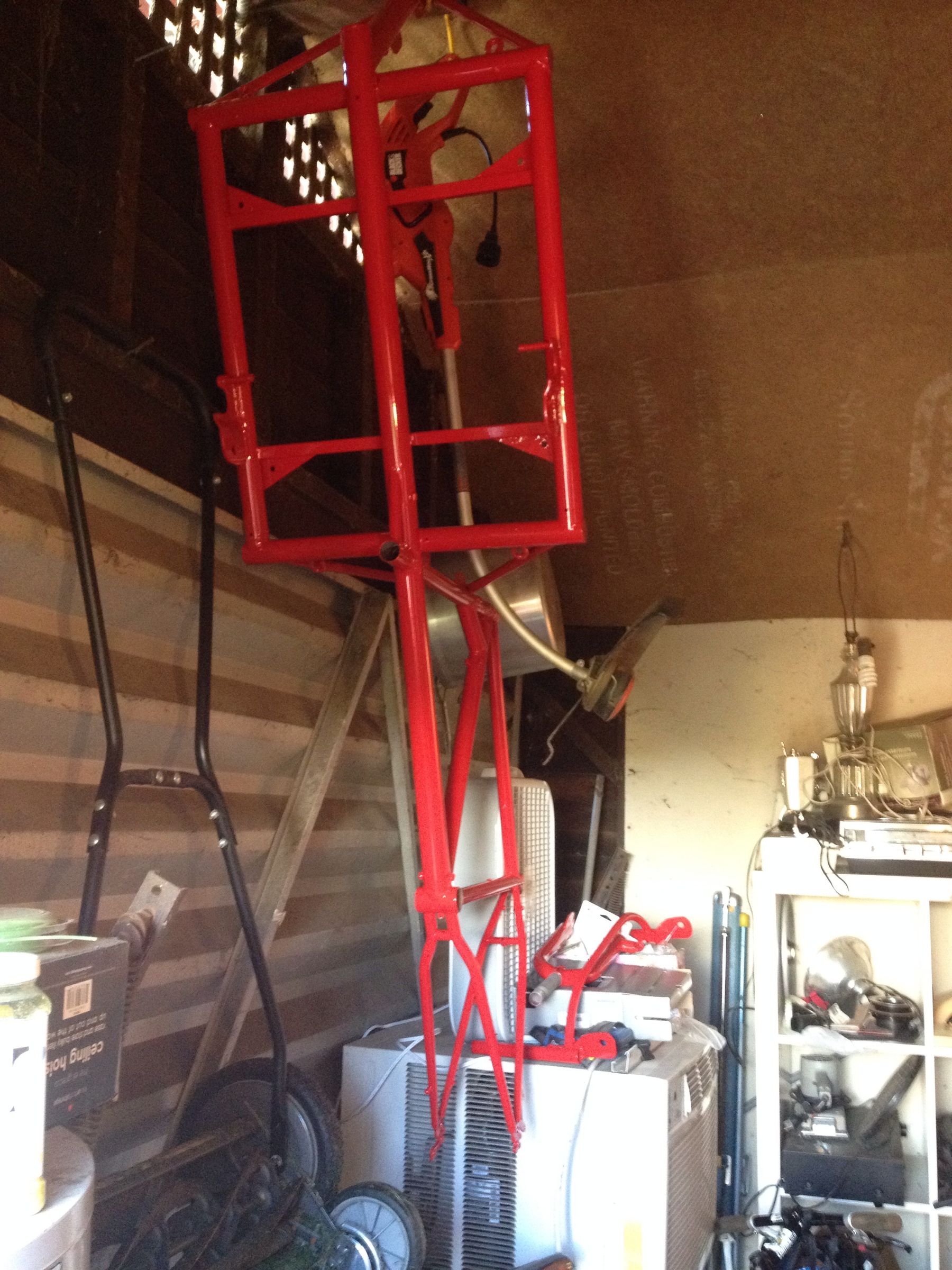 2 Wheeled Cargo Bike From Old Mountain Bike Frame : 8 Steps - Instructables