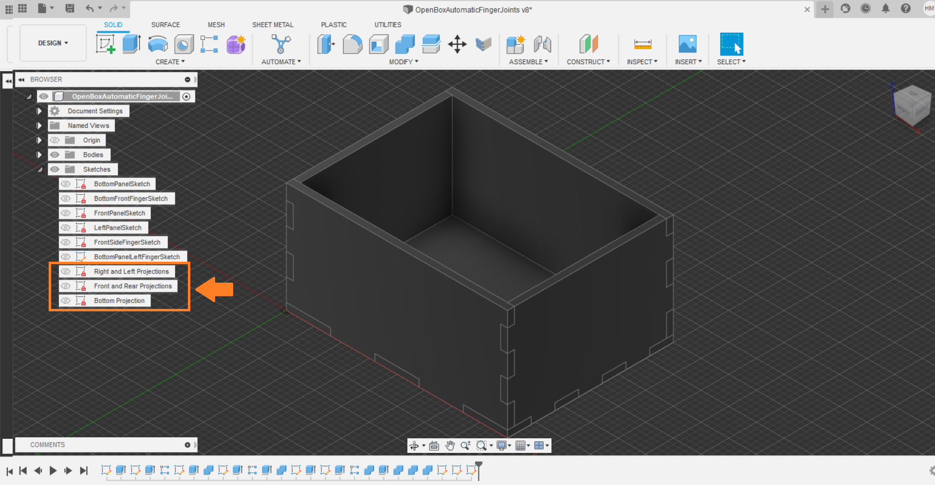 Parametric Open Box With Finger Joints in Fusion360 : 3 Steps - Instructables