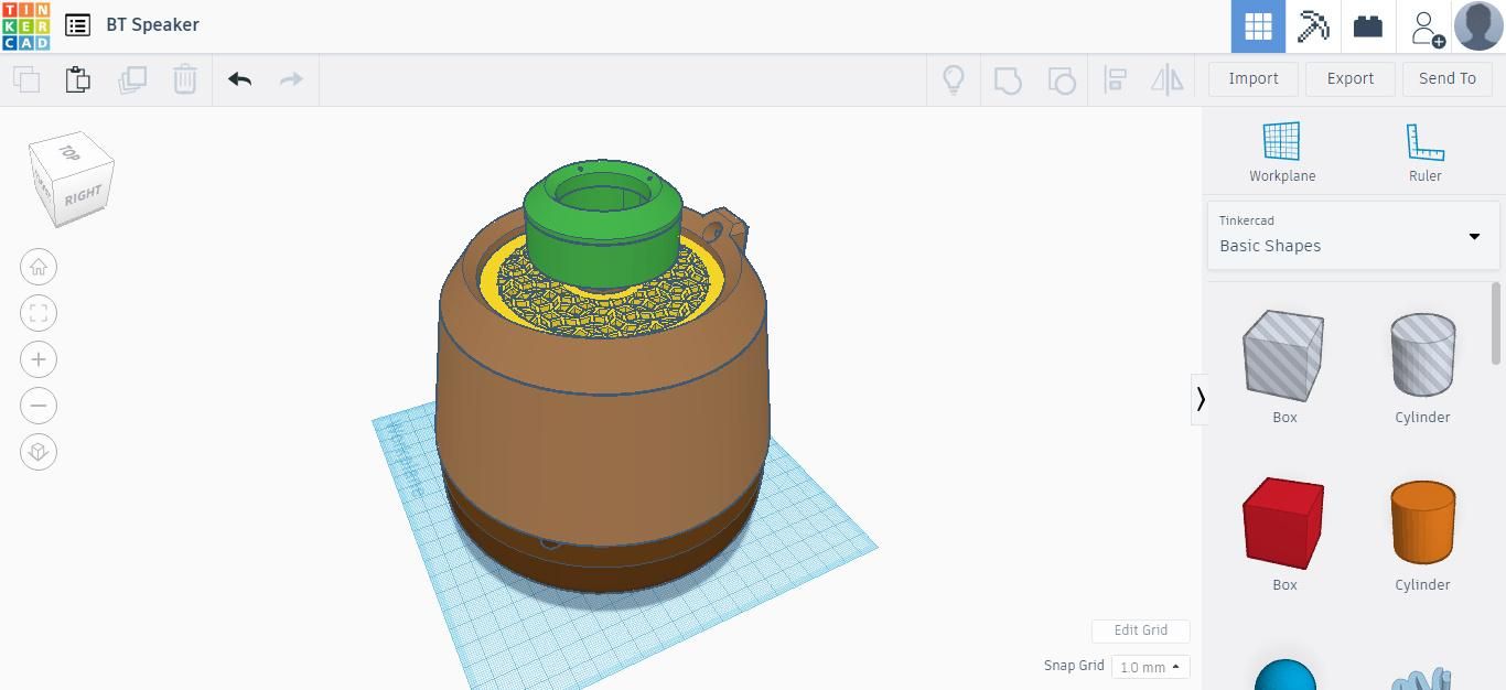 3D Printed Omnidirectional Bluetooth Speaker : 6 Steps (with Pictures ...